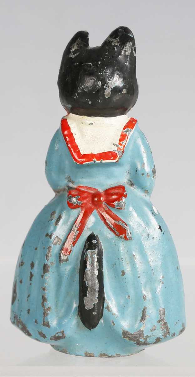 A 1950s Luntoy lead figure of the television character Prudence Kitten ...