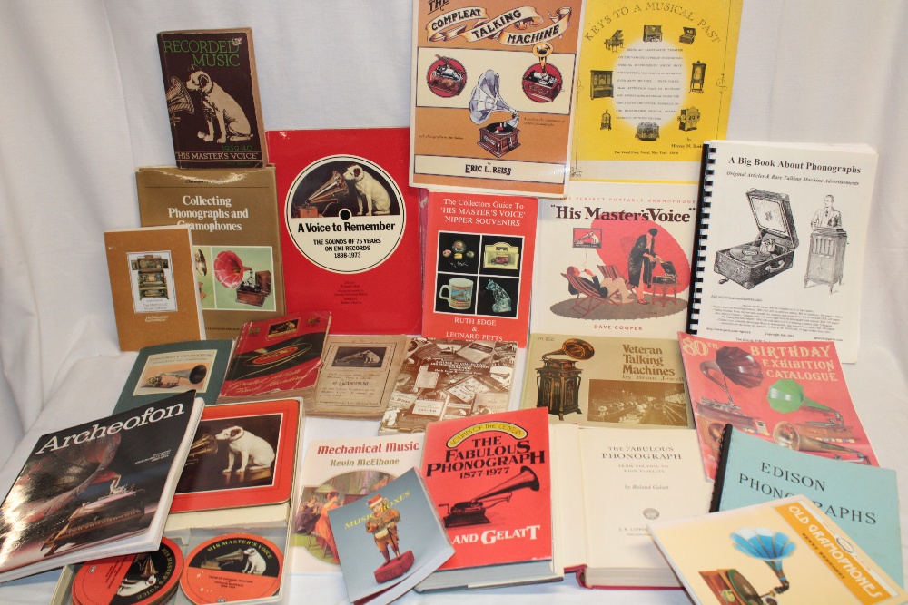 A selection of gramophone and phonograph collecting books including The ...