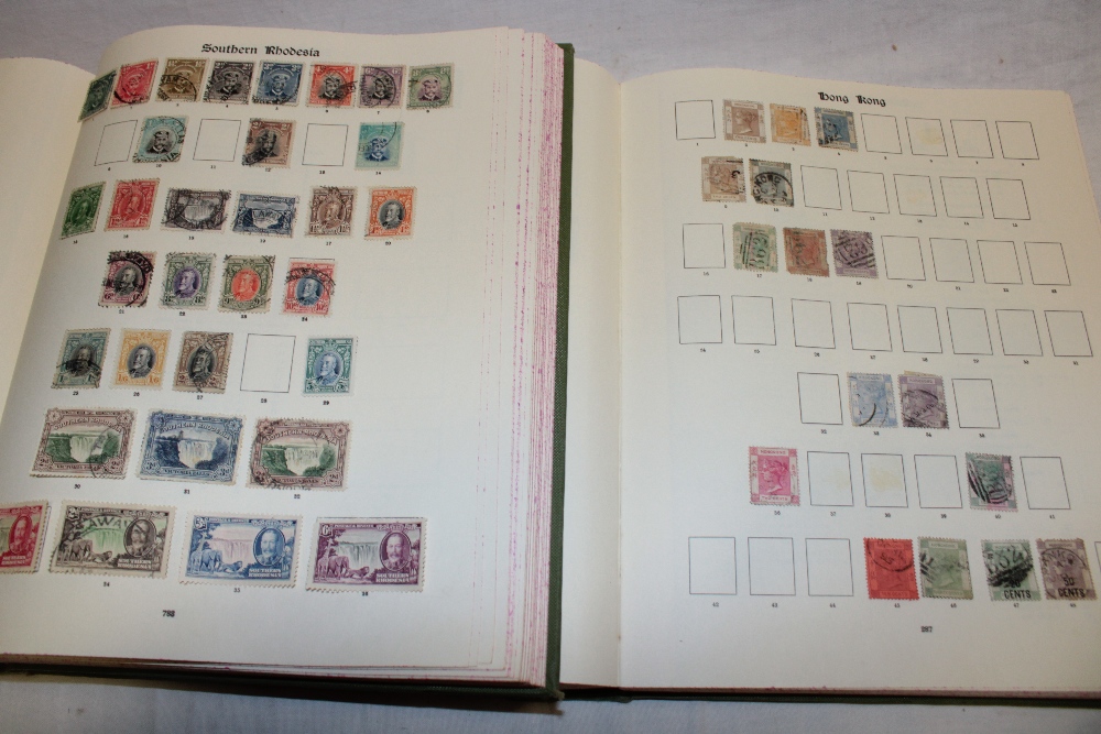A pair of new Imperial stamp albums containing a large and ...