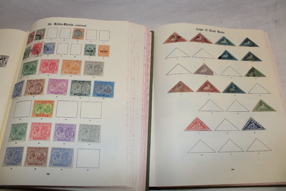 A pair of new Imperial stamp albums containing a large and ...