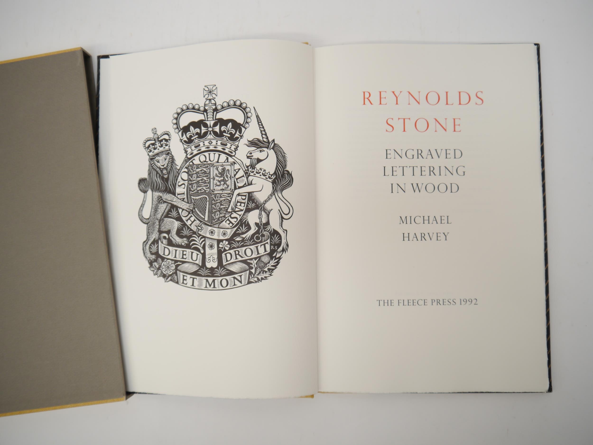 (Fleece Press, Reynolds Stone.) Michael Harvey: 'Reynolds Stone ...