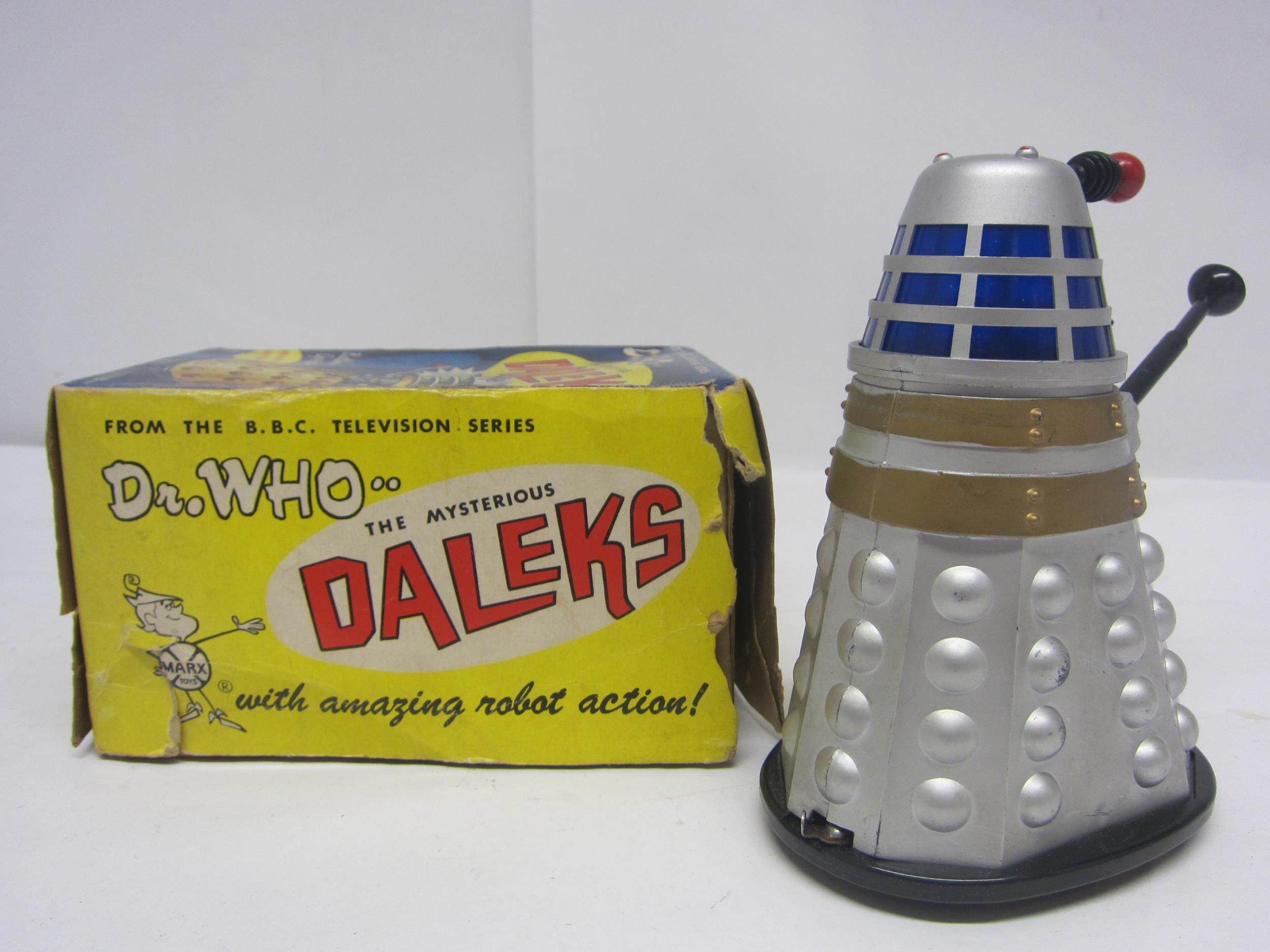 A boxed Louis Marx & Co 1964 Dr Who... The Mysterious Daleks battery ...