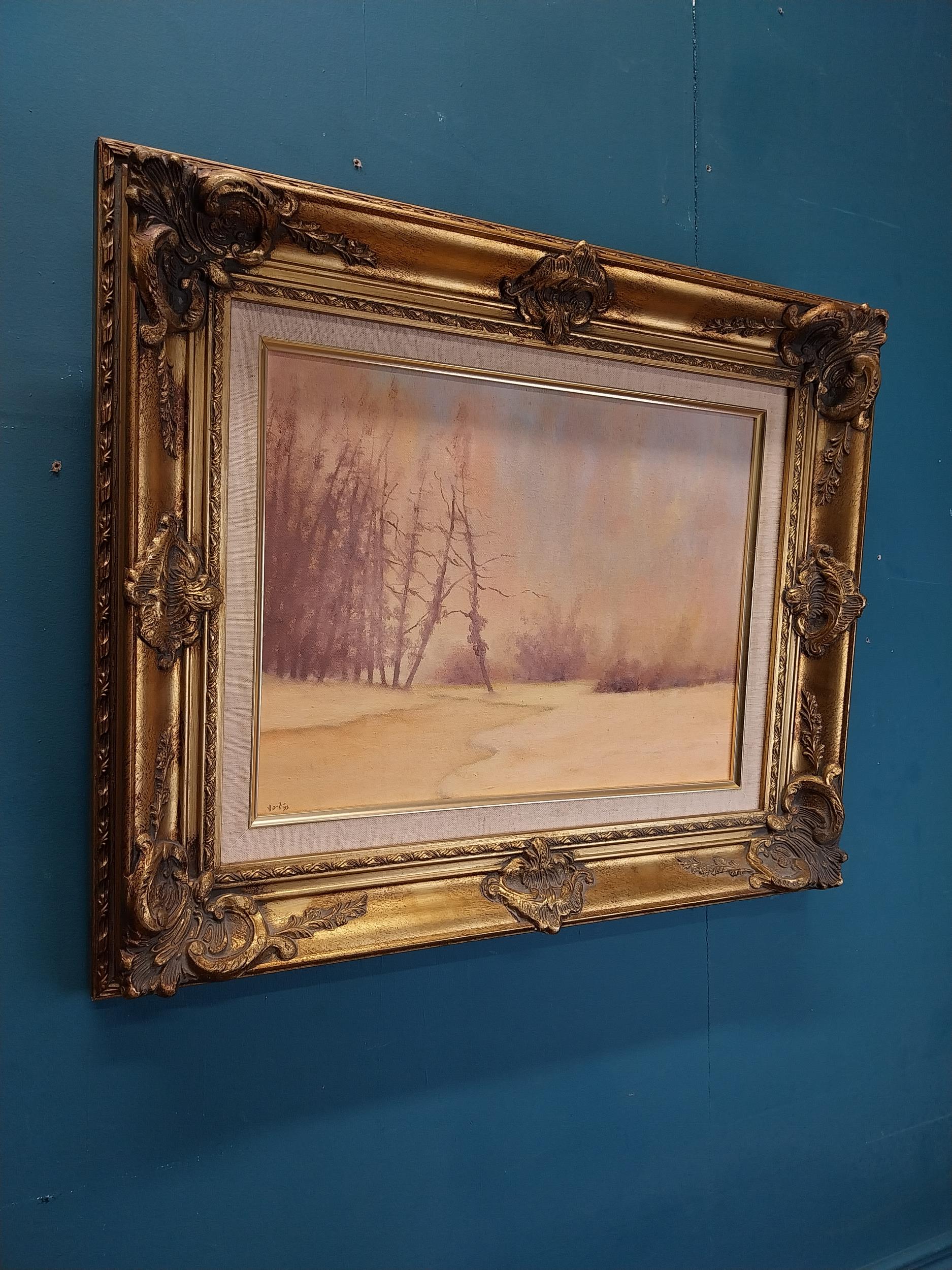 Vincent Doyle 98 oil on canvas Rye River through Carton Estate ...