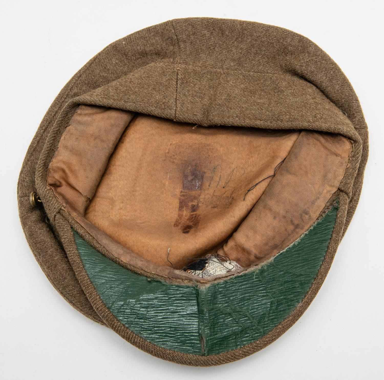 A WWI Canadian ORs khaki serge SD cap, basically GC (no chinstrap or ...