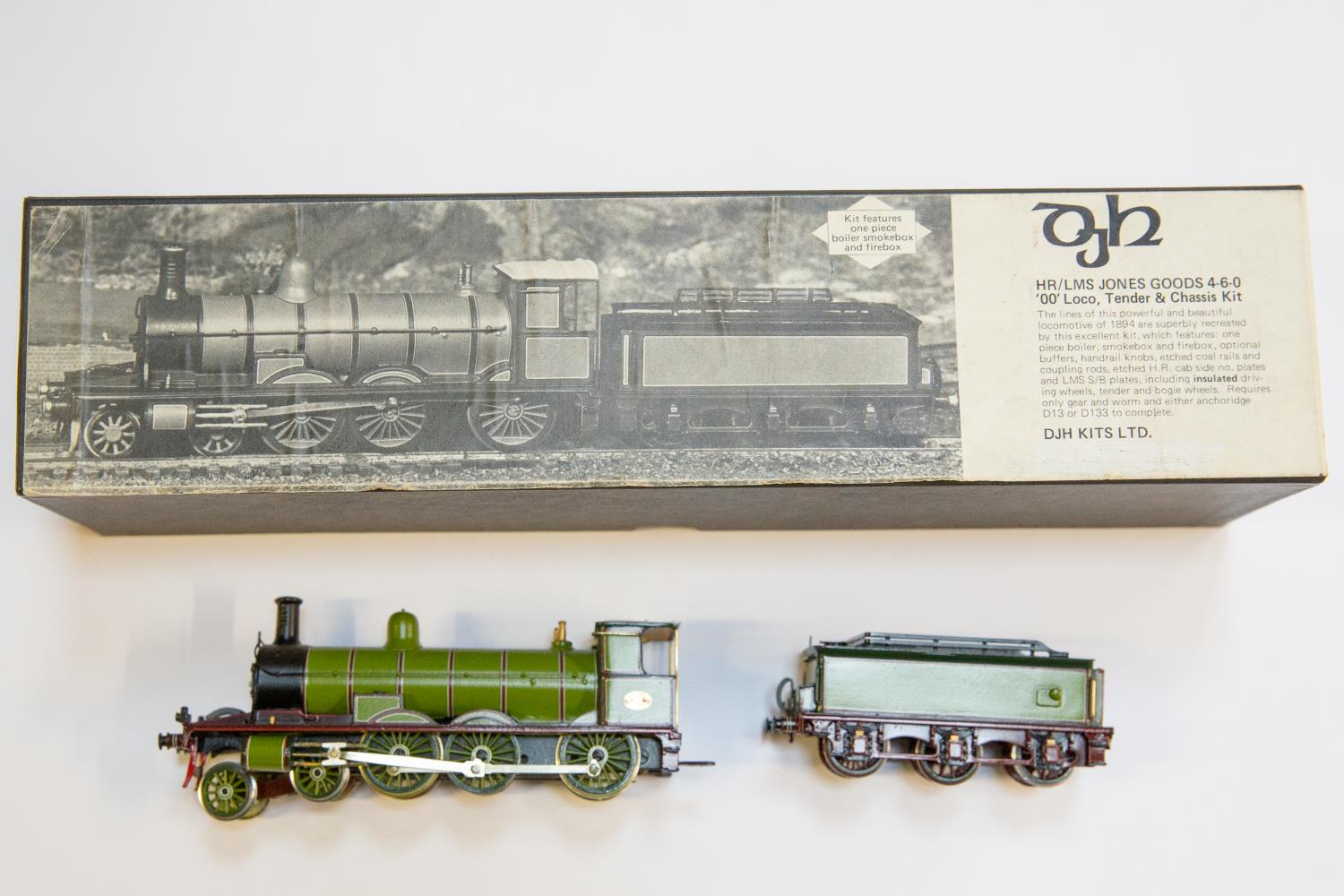A DJH Kits electric Highland Railway Jones Goods 4-6-0 tender ...