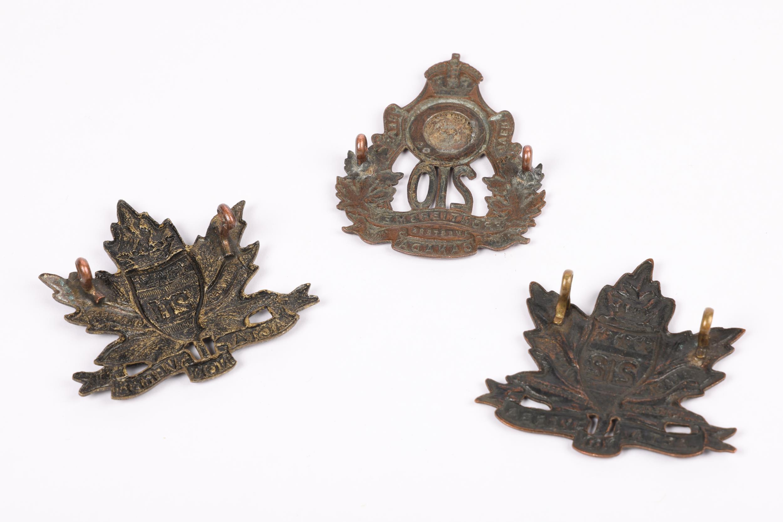 3 WWI CEF Infantry cap badges: 210th by Creigton's, 211th; and 212th by ...