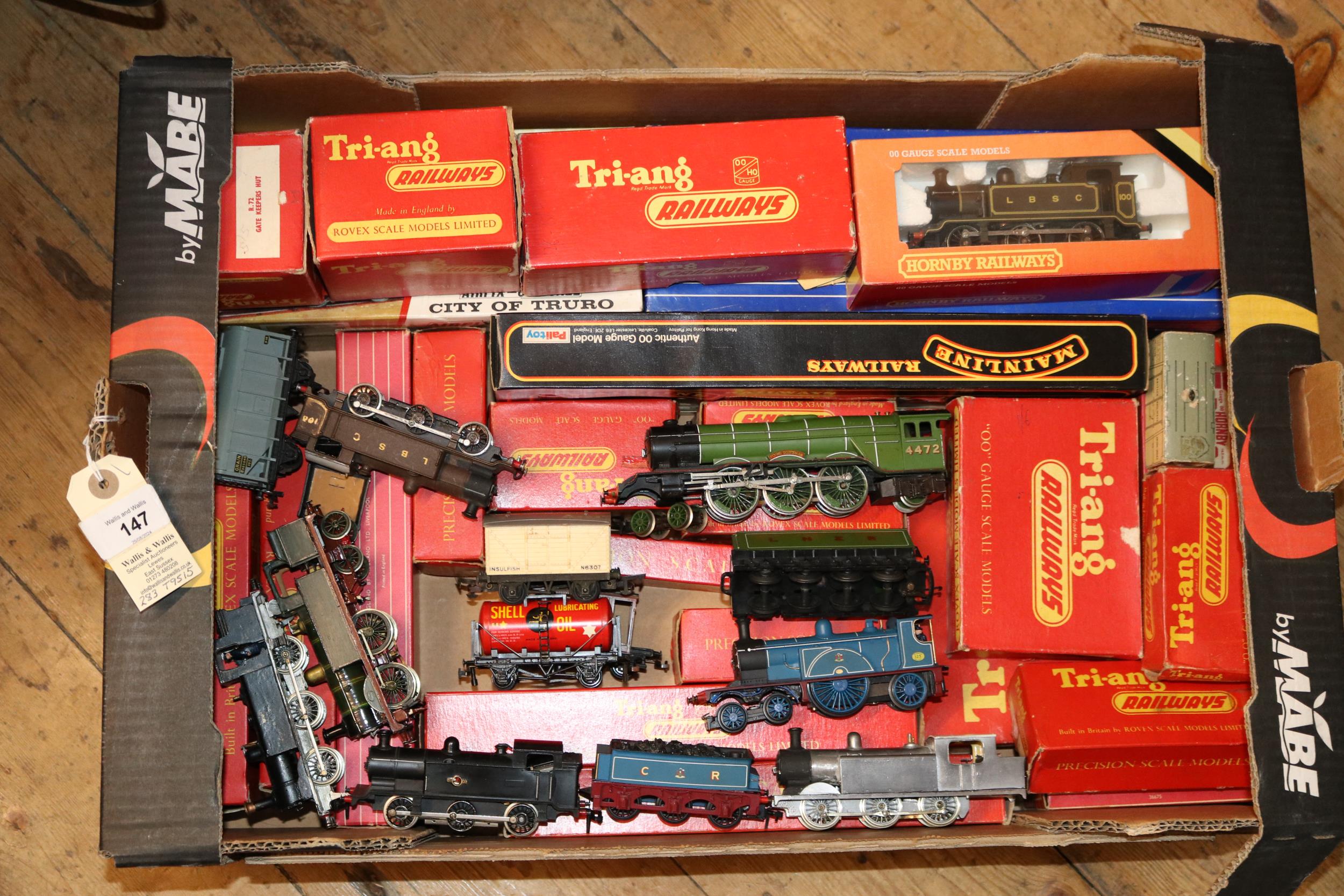 11 OO locomotives. Mainline BR Class 4MT 75006. Hornby LBSC 0-6-0T, 100 ...