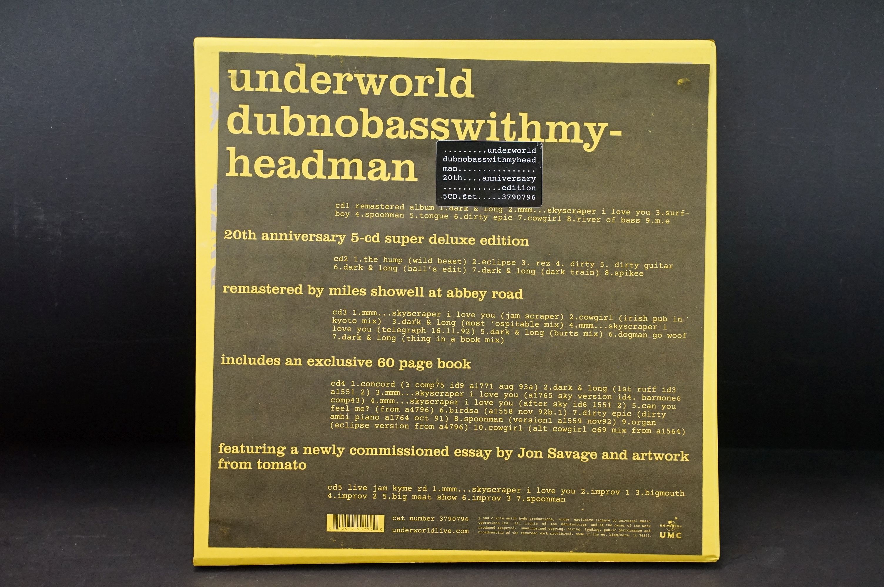 Box Sets - Four LP / CD sets to include 2 x Underworld CD sets ...