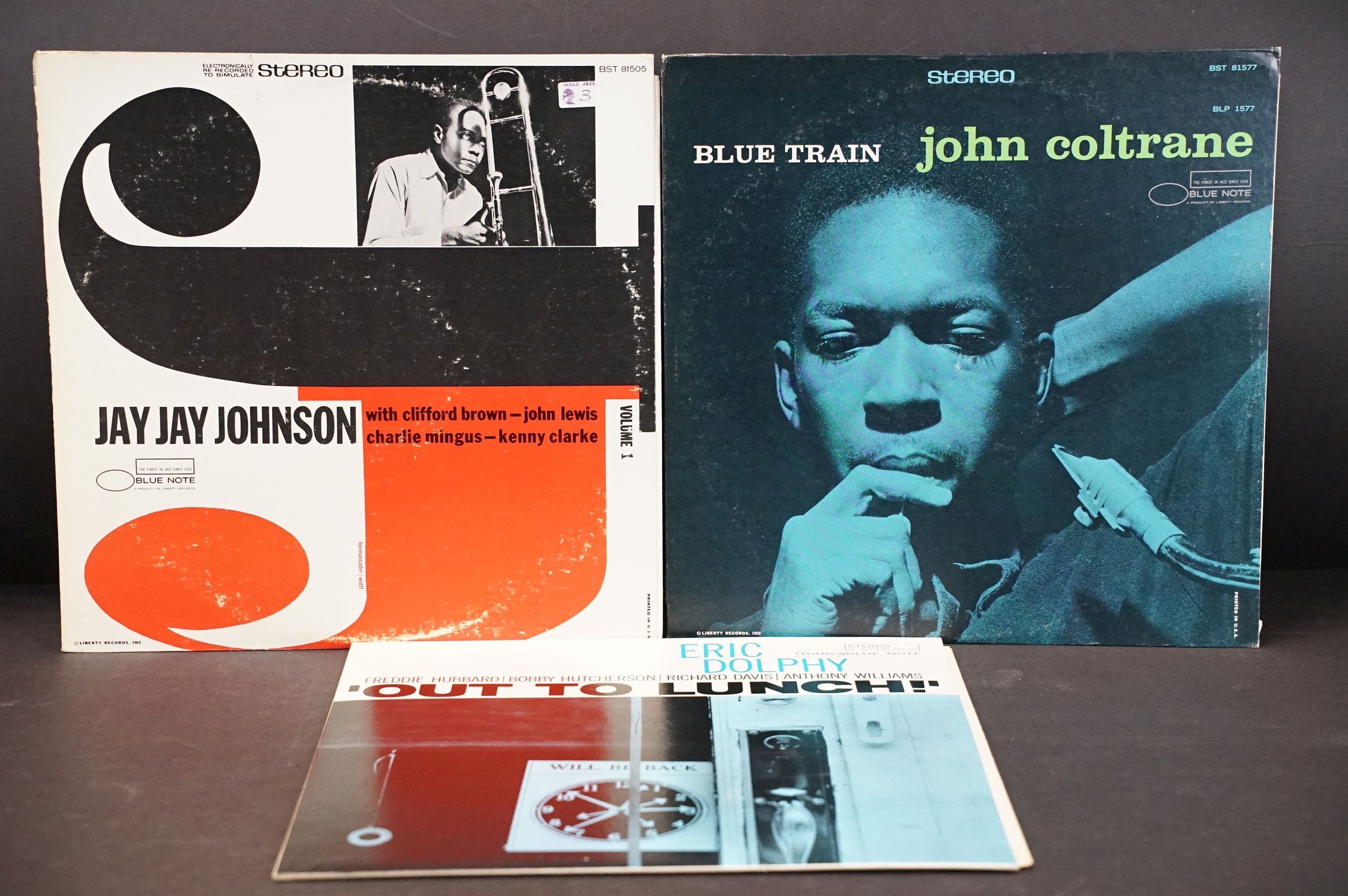 Vinyl - 3 Jazz LPs on Blue Note Records to include John Coltrane Blue ...