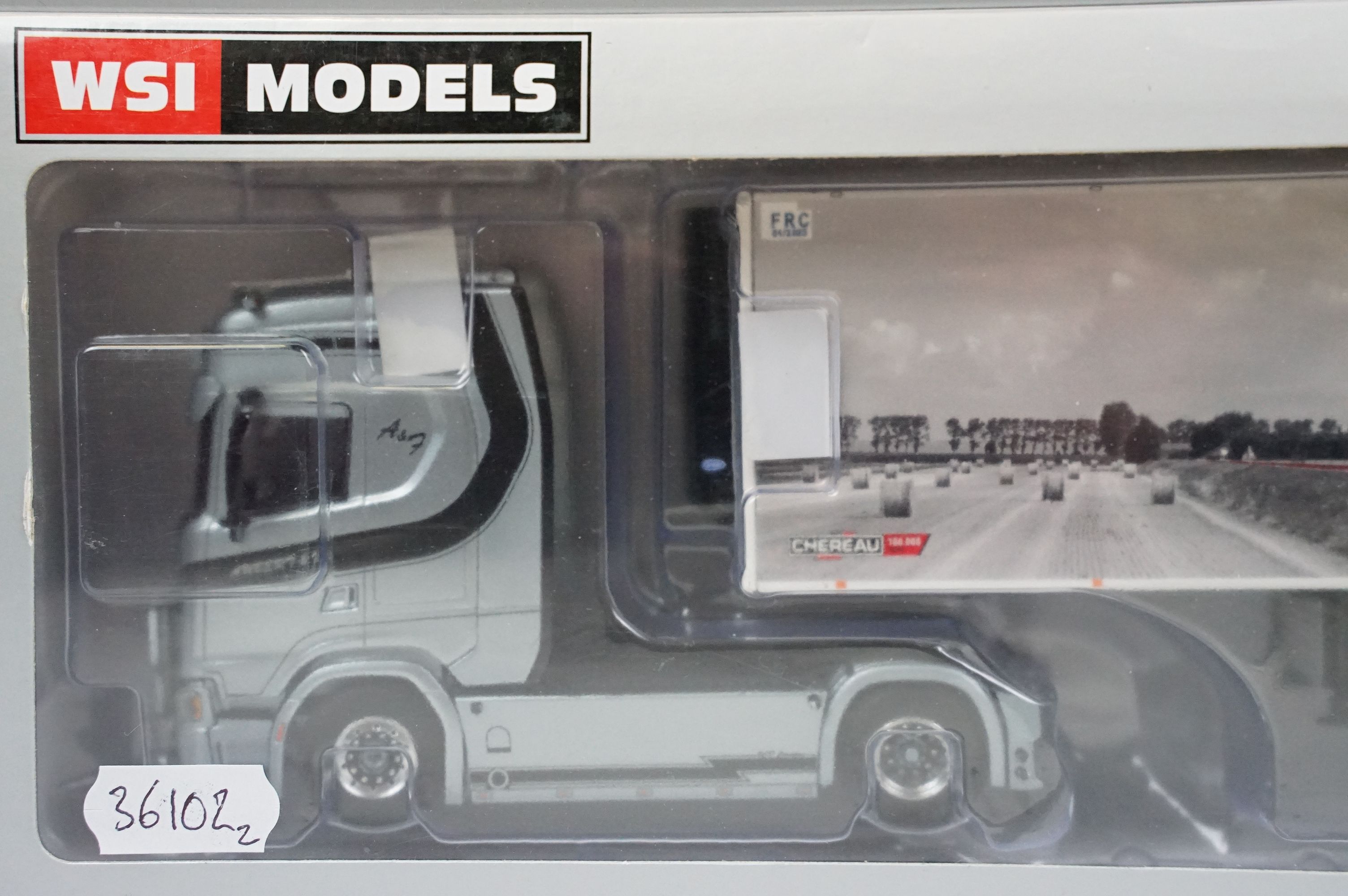 Two boxed 1/50 scale WSI Models heavy haulage diecast models to include ...