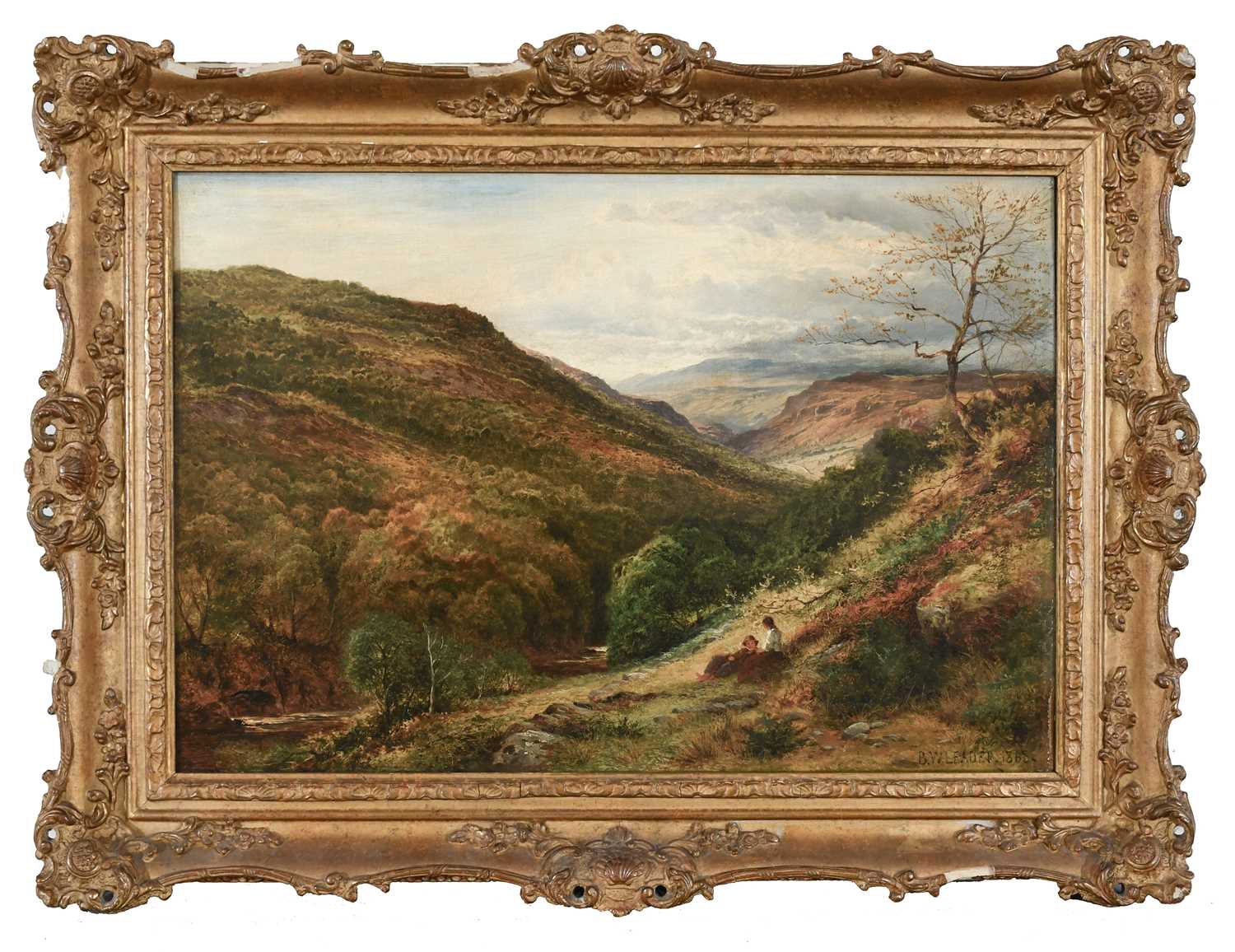 Benjamin Williams Leader RA (1831-1923) On the Lledr Signed and dated ...