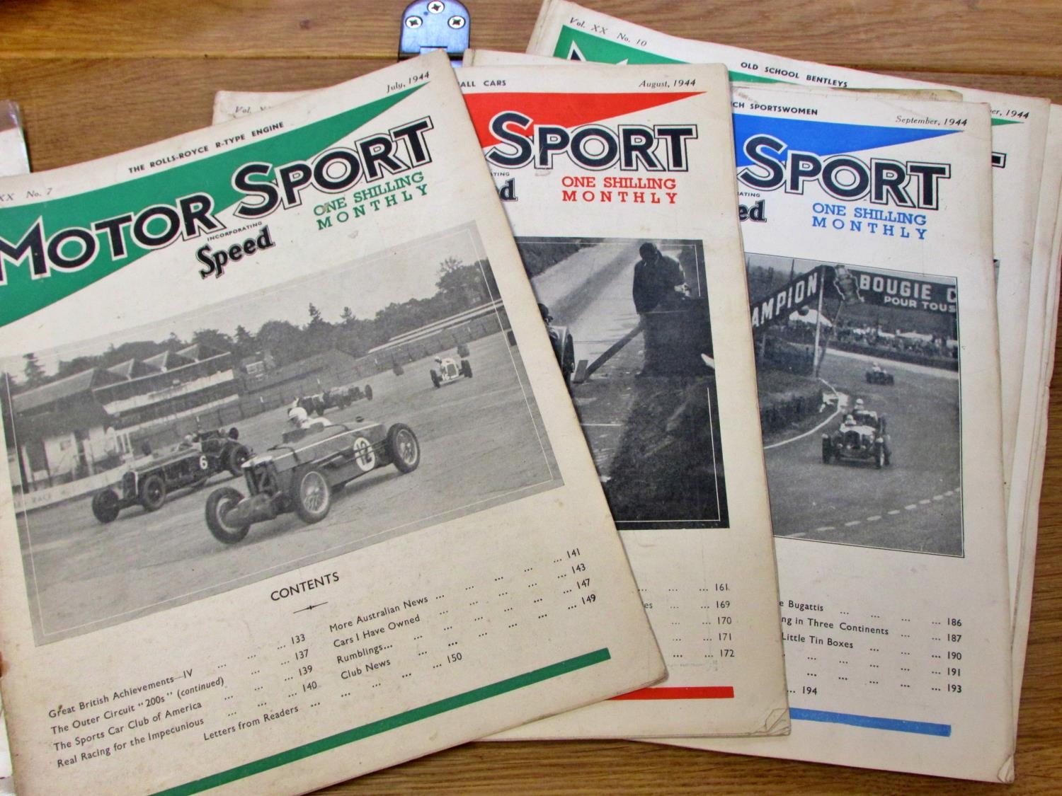 Collection of Motor Sport magazines (1920s - 50s)