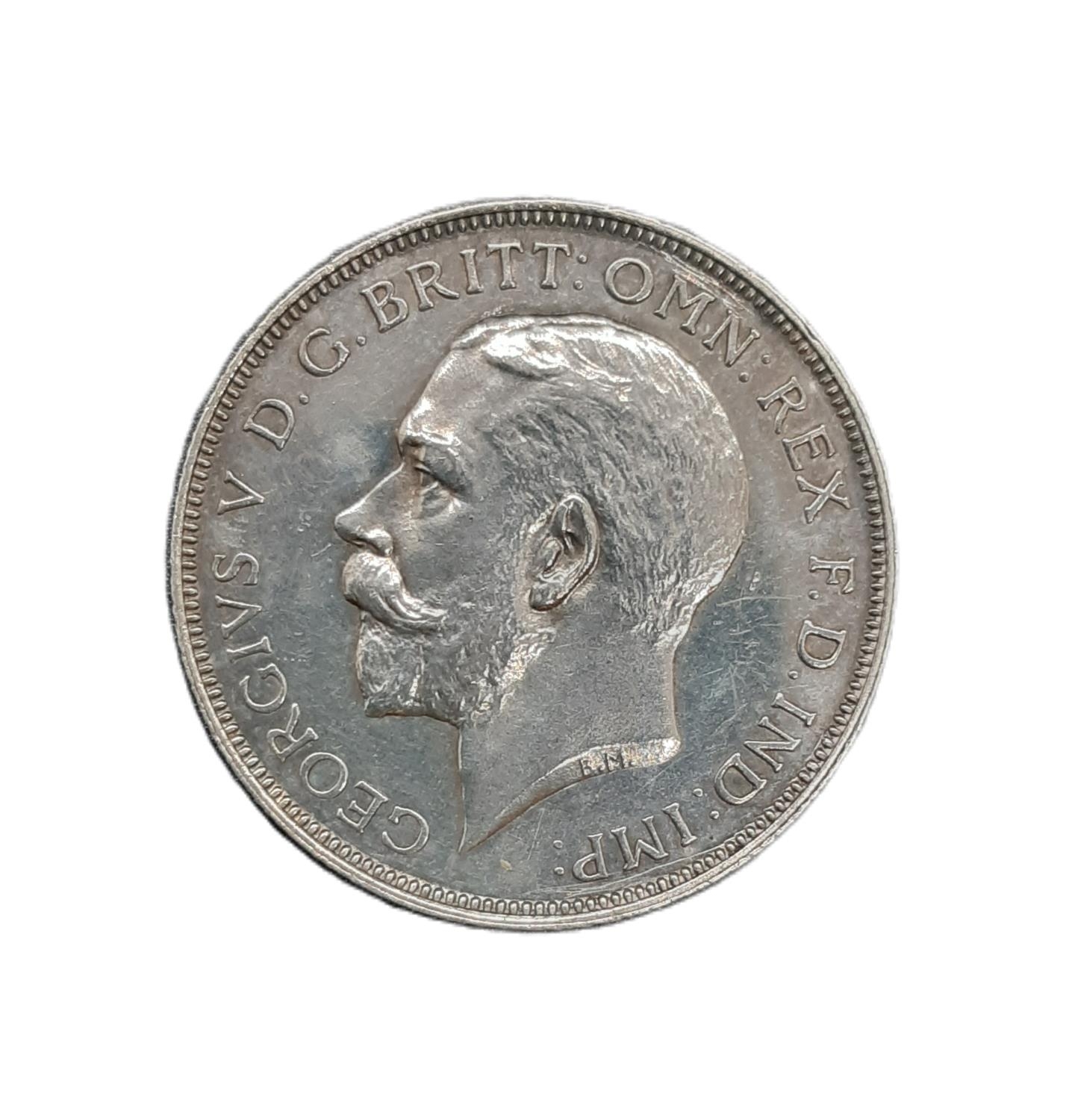George V (1910 - 1936) A silver proof florin coin, 1911.