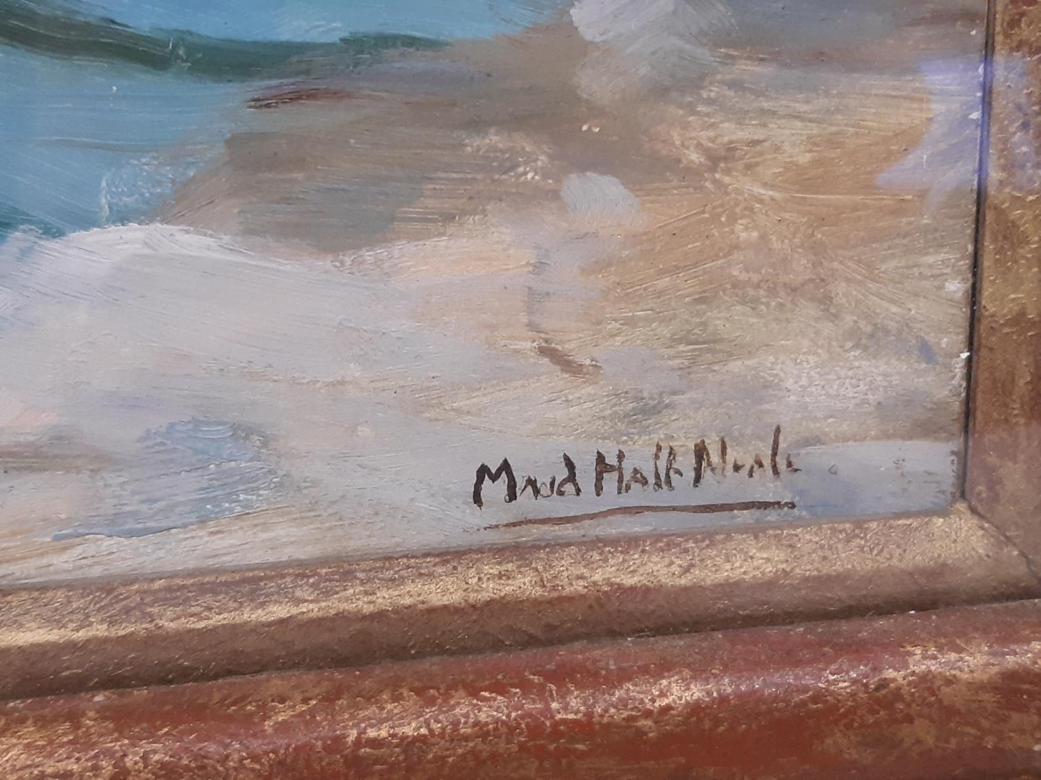 Maud Hall-Neale (c.1870-1950) - 'Polperro', oil on board, signed lower ...