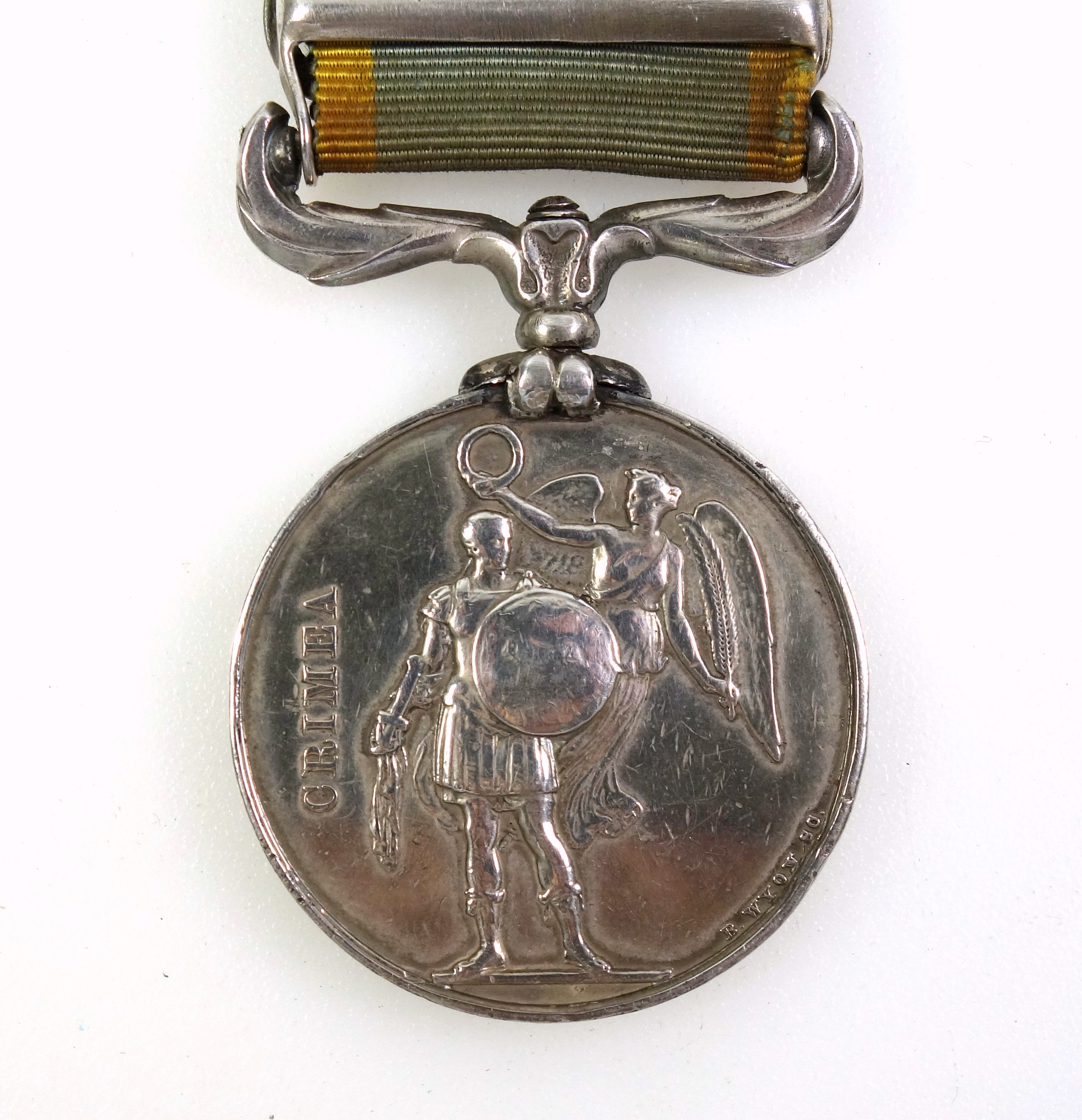 Victorian Crimea war medal, 1854, awarded to Sergt. Patrick Jennings ...