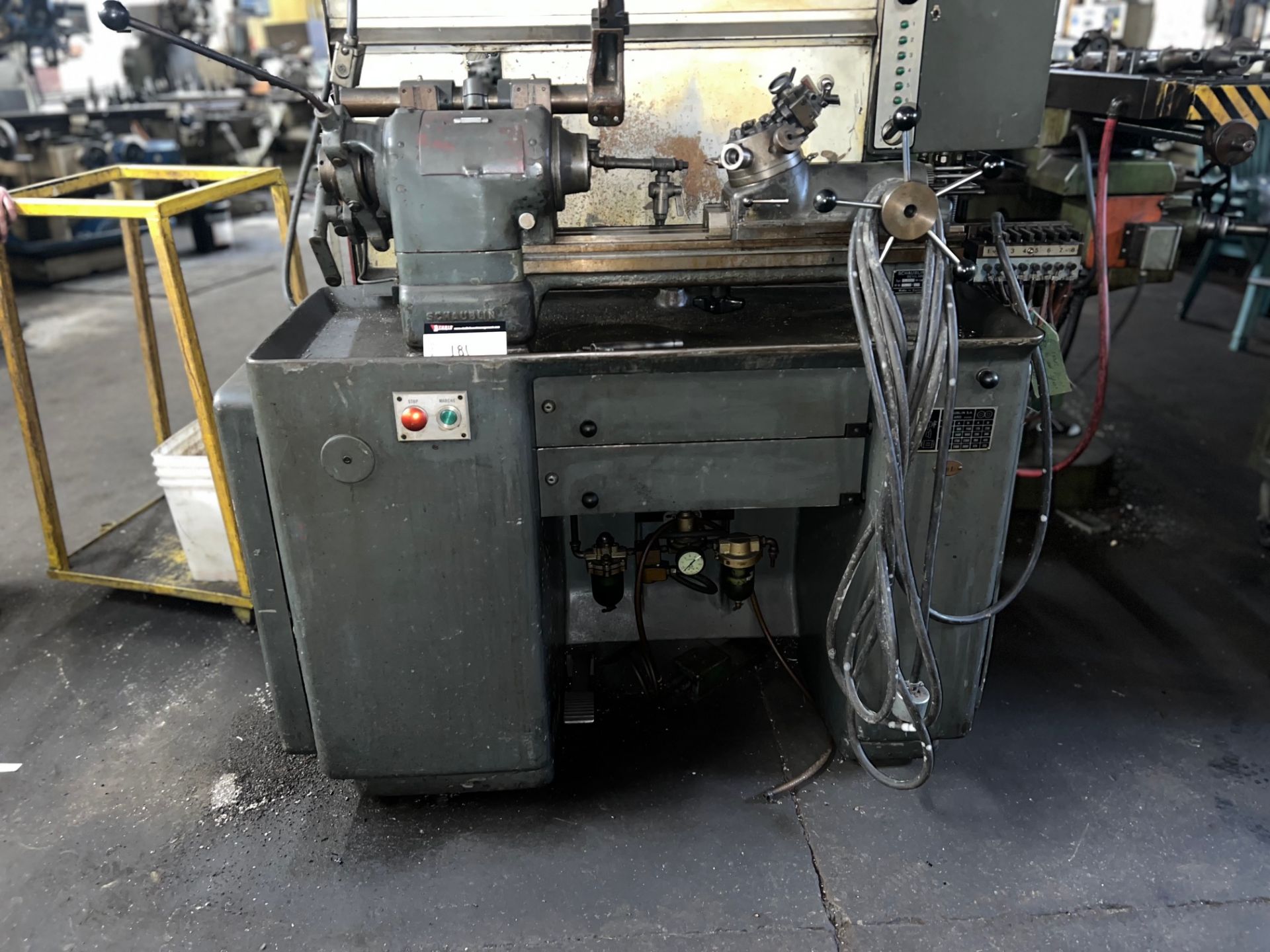 SCHAUBLIN COLLET LATHE, TURRET, COLLETS, 575 V, 3 PHASE