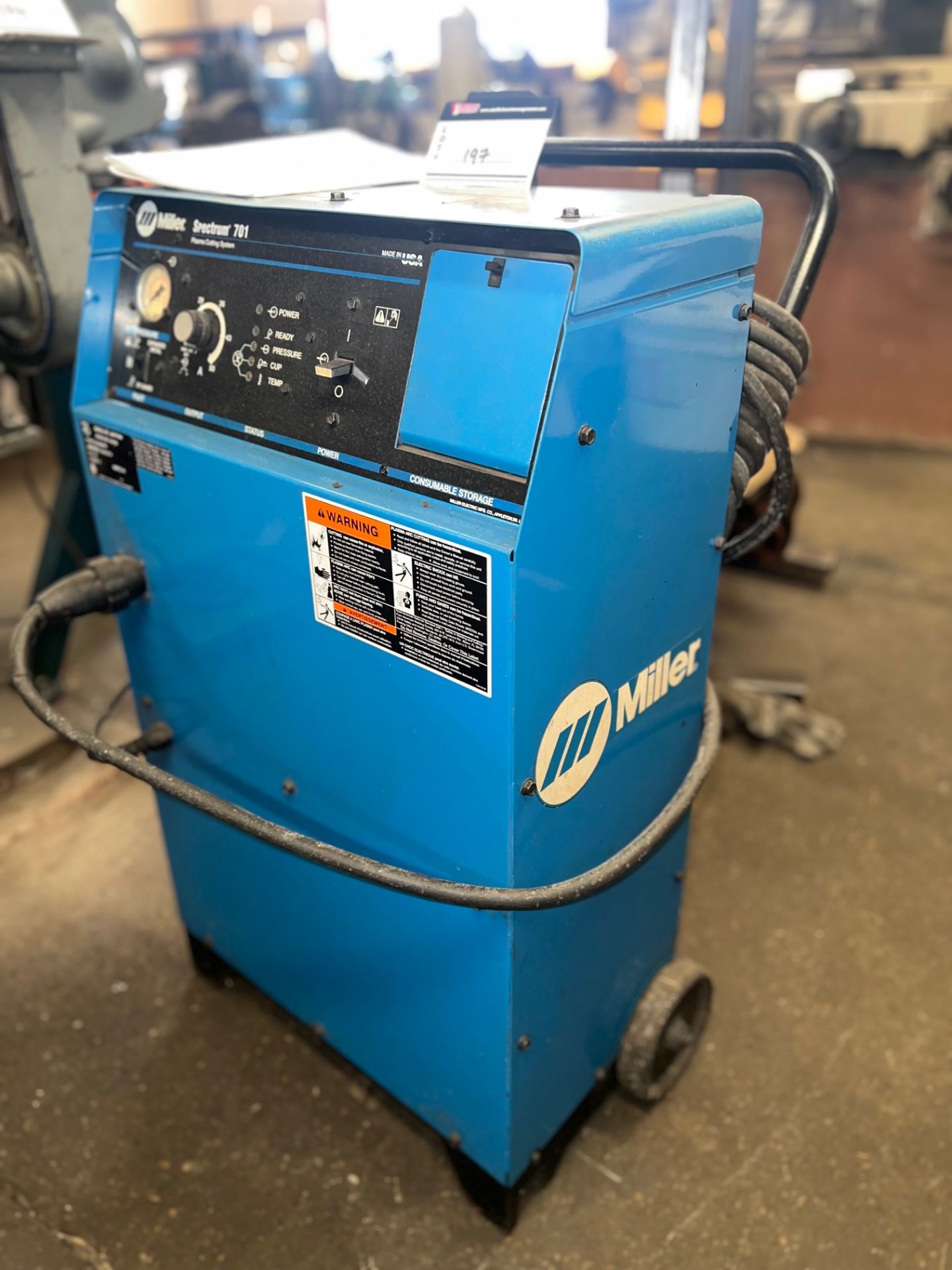 MILLER PLASMA CUTTER, SPECTRUM 701, 230/460/575 V, 3 PHASE