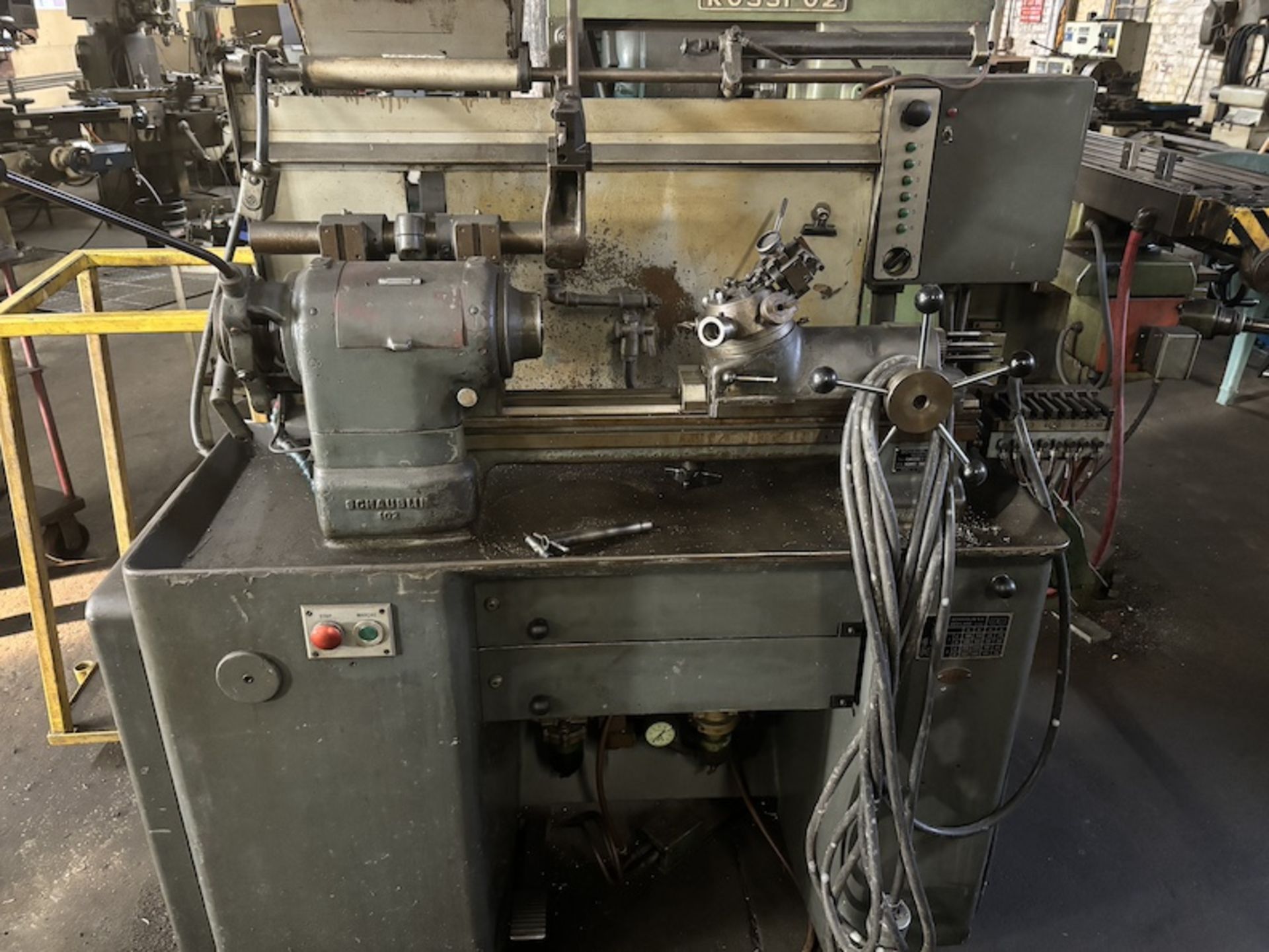 SCHAUBLIN COLLET LATHE, TURRET, COLLETS, 575 V, 3 PHASE