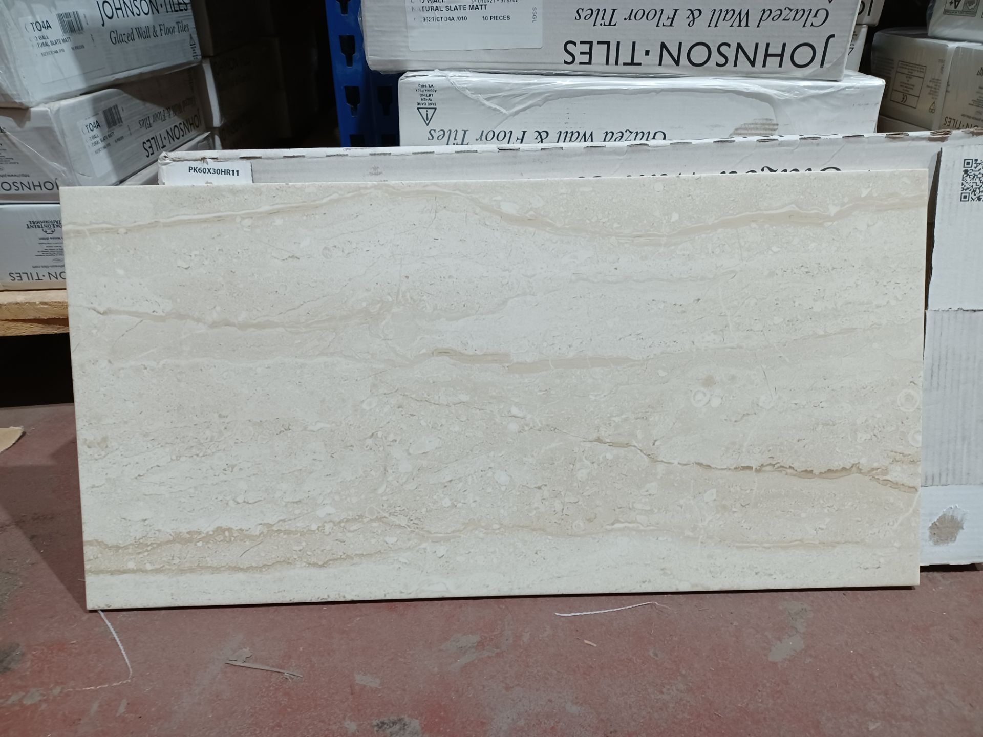 PALLET TO CONTAIN 40 X NEW PACKS OF Johnson Tiles Sorcha Travertine ...
