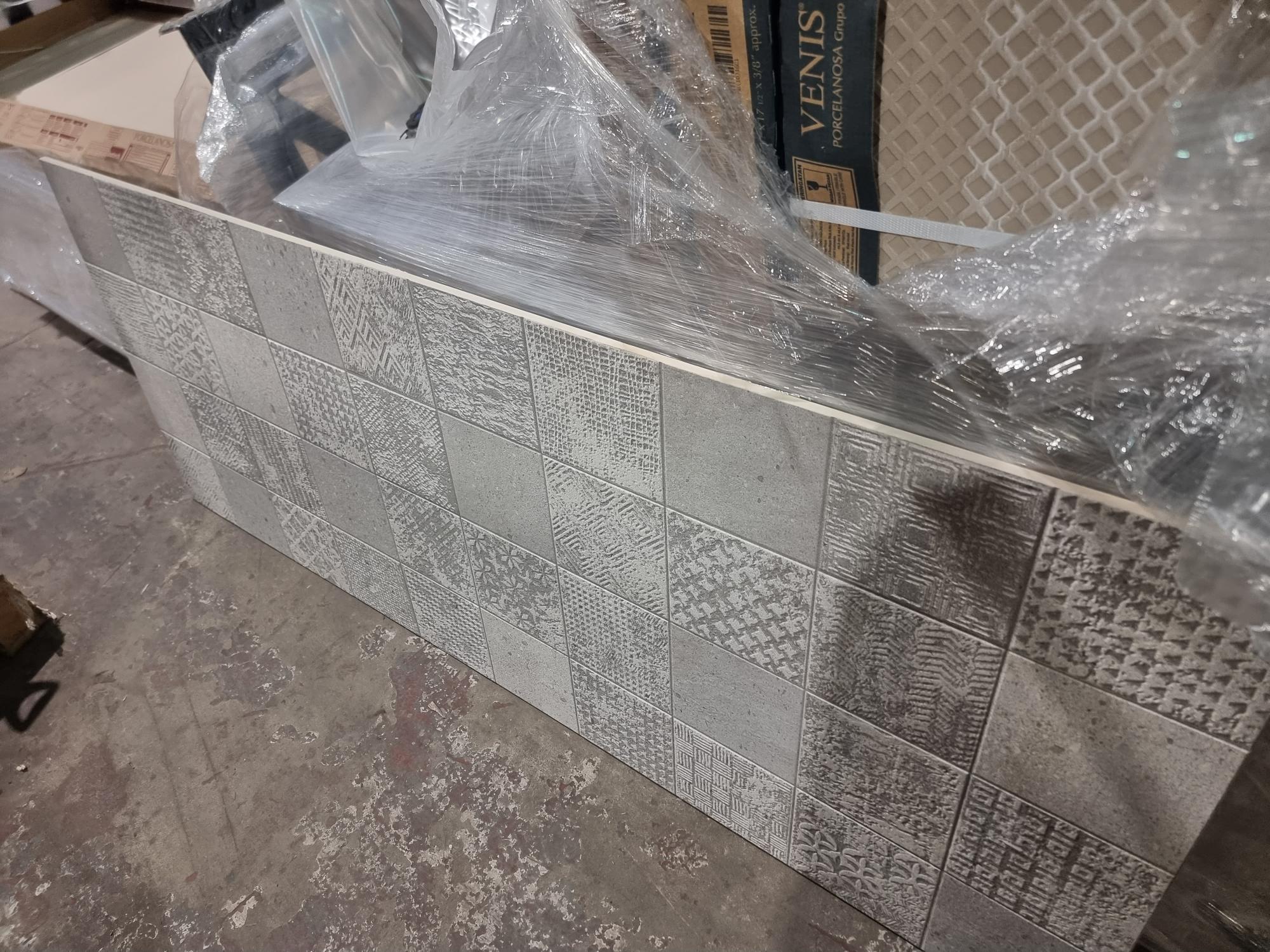 10.72m2 OF PORCELANOSA LUXURY DECO DURANGO TILES. SIZE: 596x1500mm. RRP ...