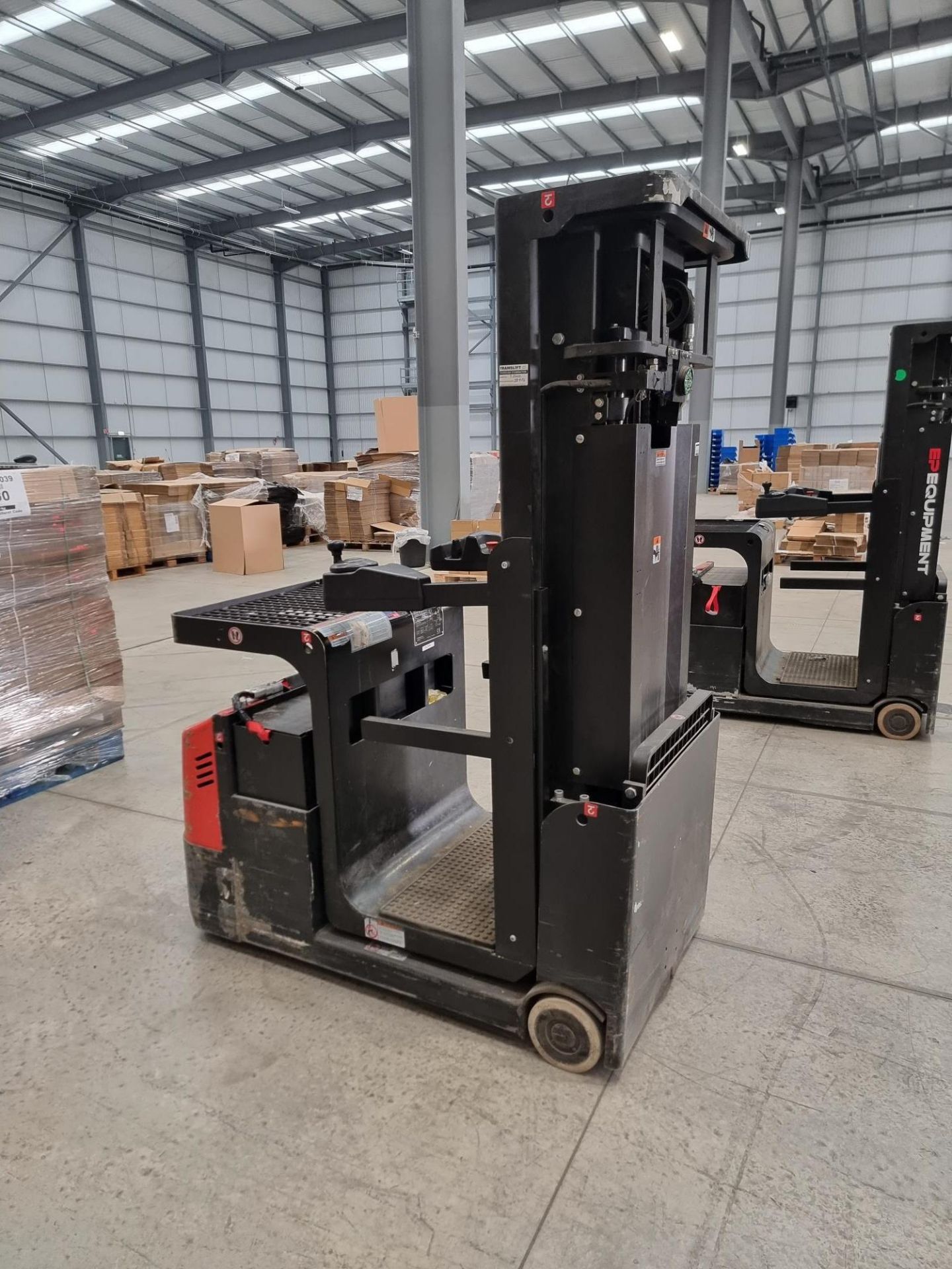 TRANSLIFT ORDER PICKER JX1. DATE OF MANUFACTURE 03.2019. MAX HEIGHT ...