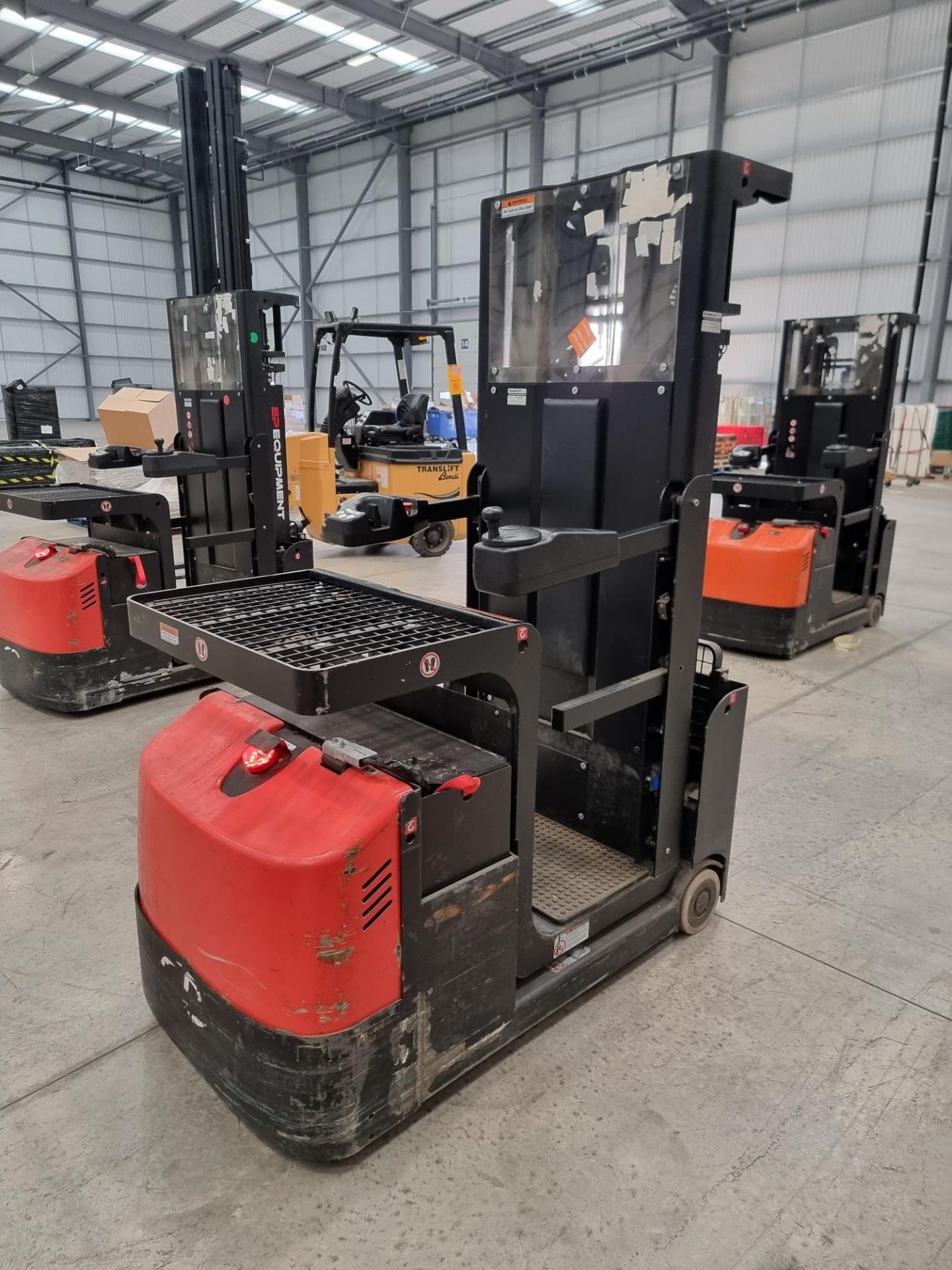 TRANSLIFT ORDER PICKER JX1. DATE OF MANUFACTURE 03.2019. MAX HEIGHT ...