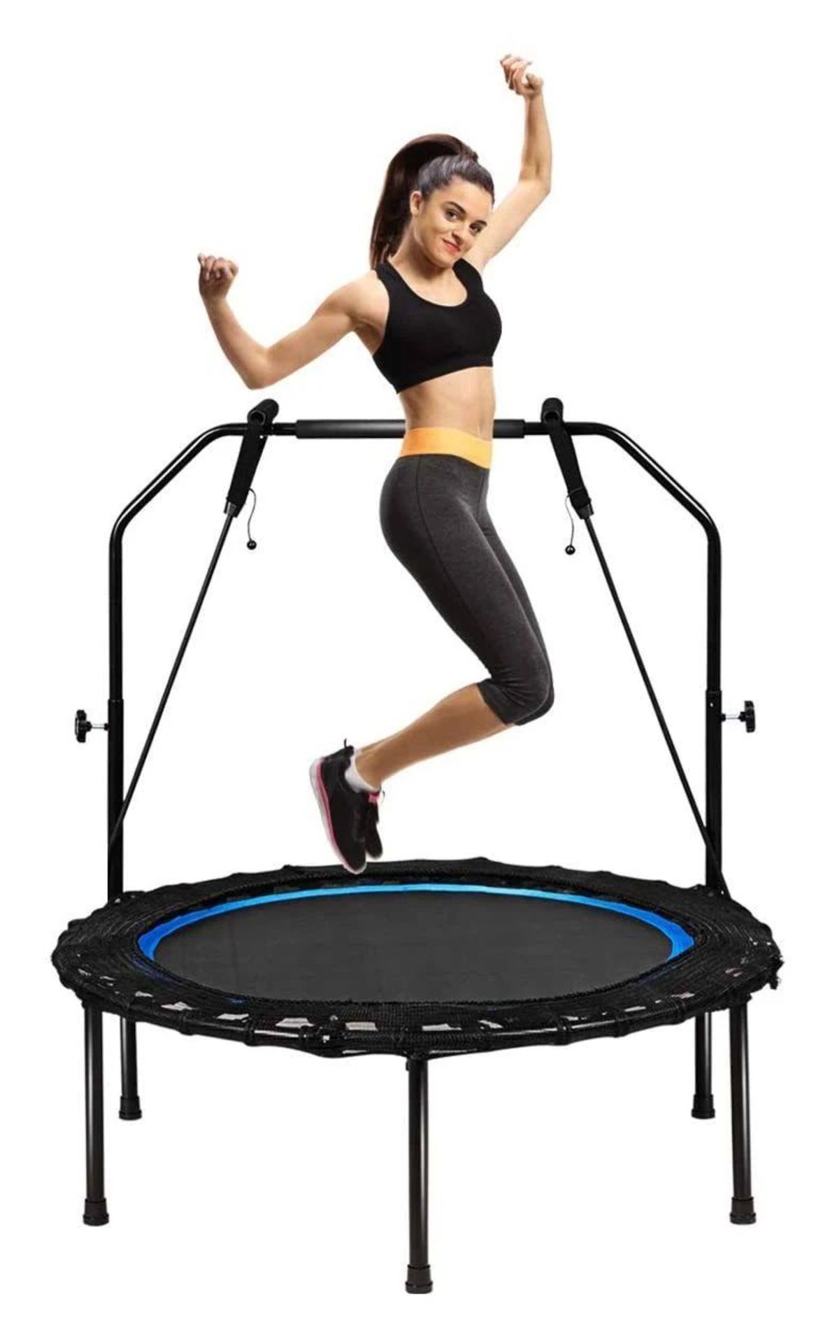 Luxury 40 Inch Foldable Fitness Rebounder with Resistance Bands ...