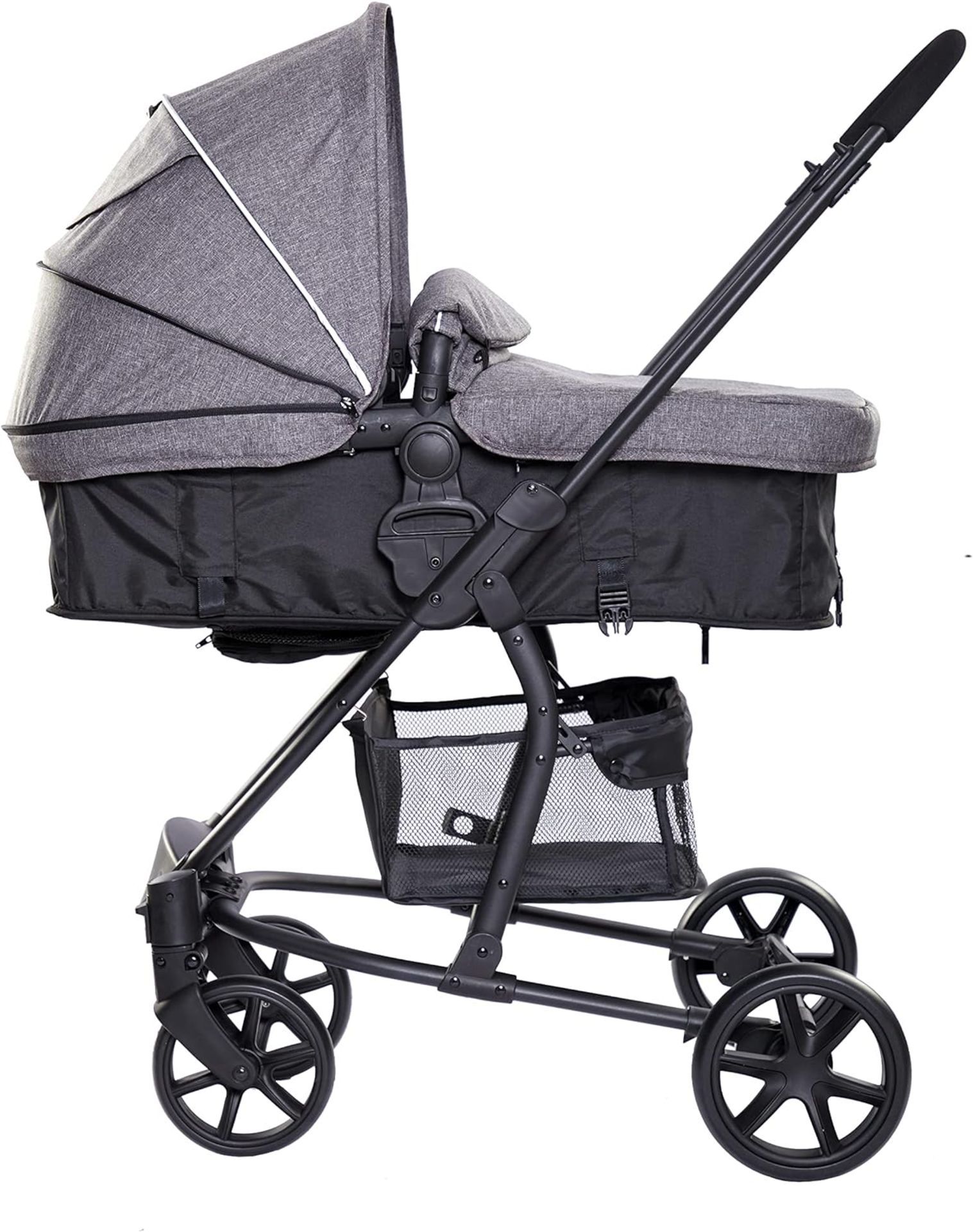 NEW & BOXED RICCO Baby 2-in-1 Foldable Buggy Stroller Pushchair with ...