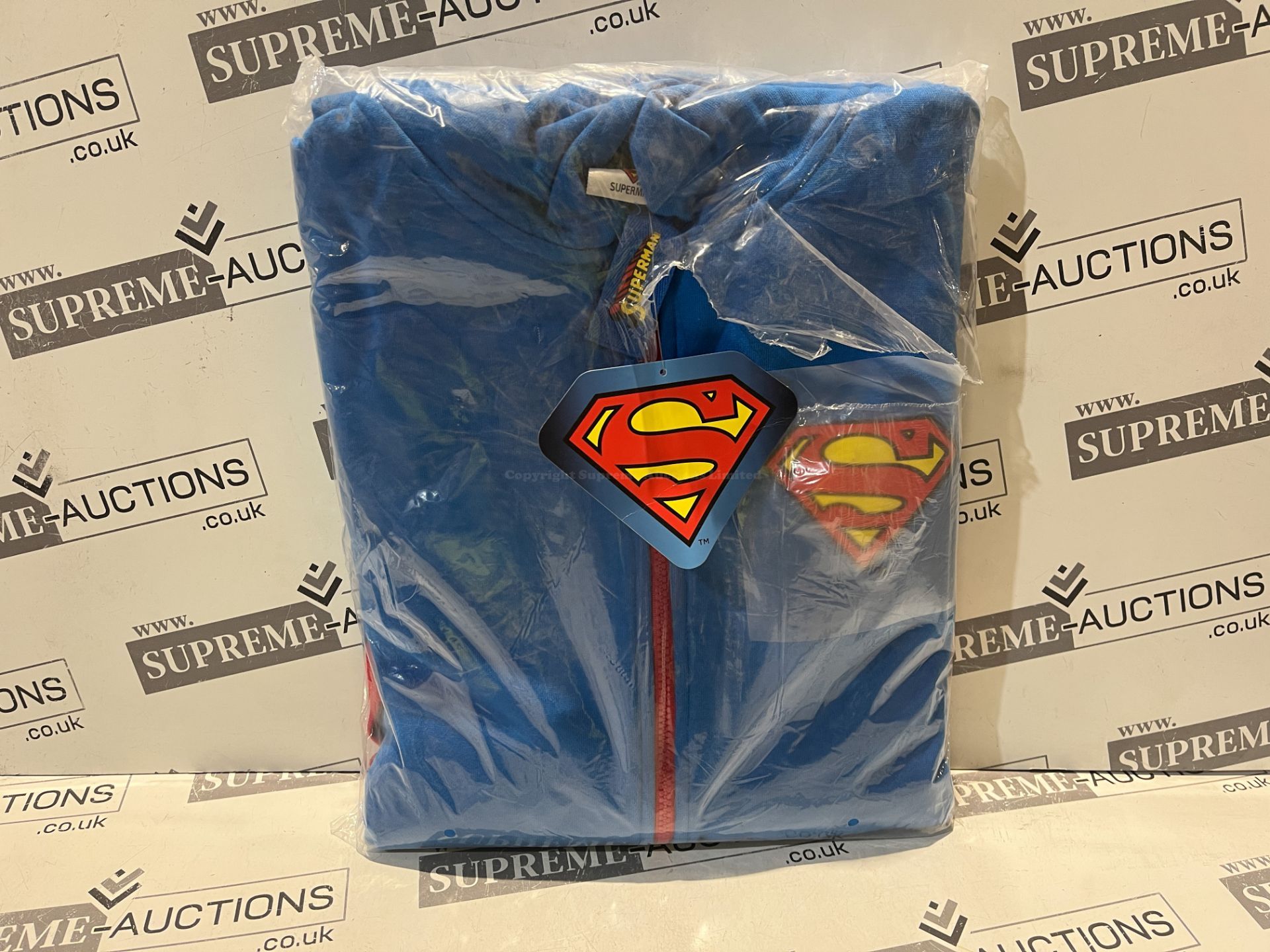 7 X BRAND NEW SUPERMAN DC COMICS PREMIUM ADULT JUMPSUITS RRP £48 EACH R15-4