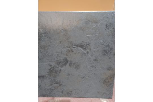 11 x PACKS OF Cirque Black Matt Stone effect Ceramic Indoor Floor Tiles ...