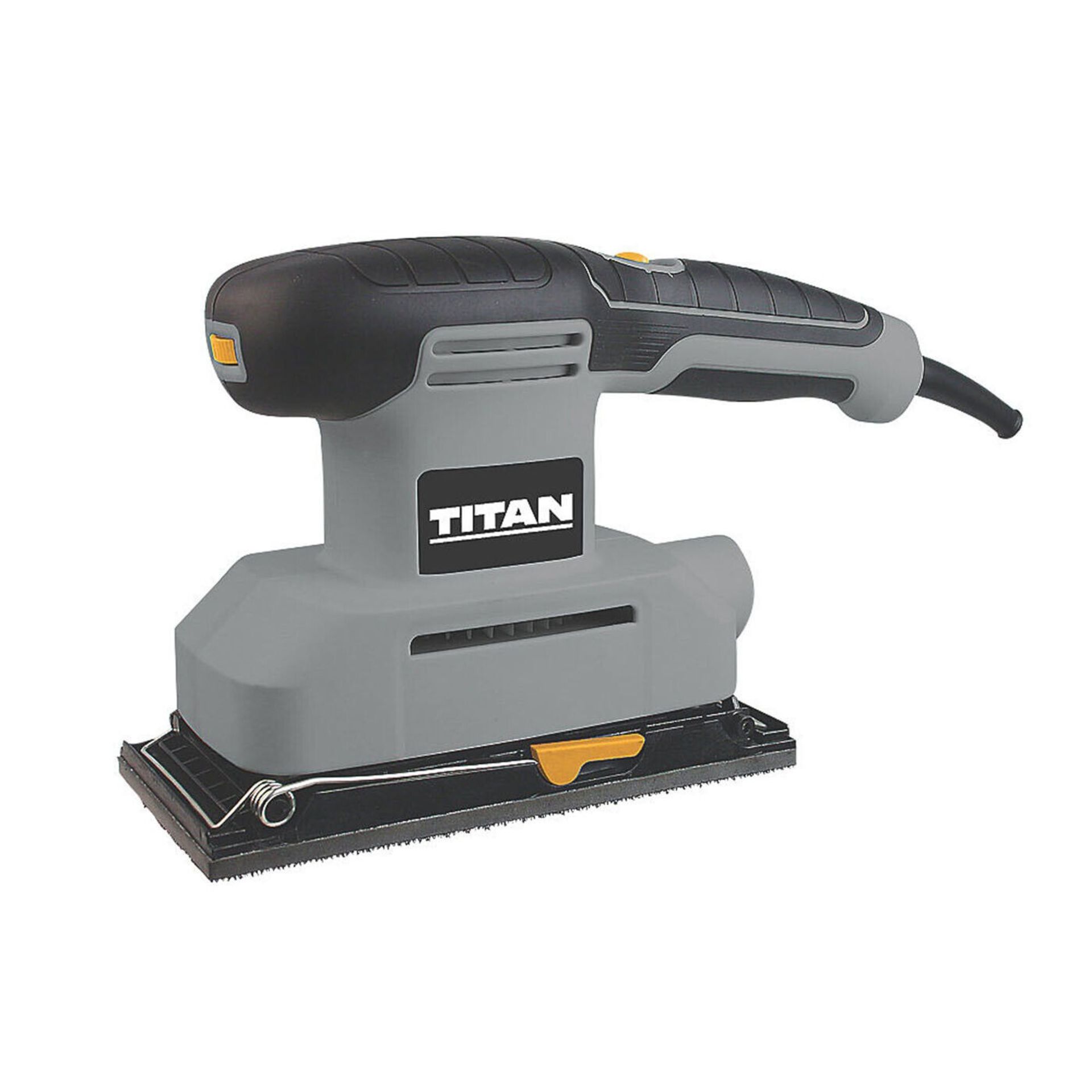Electric Sheet Sander TTB889SDR 200W Soft Grip Handle Hook Loop Clamp ...