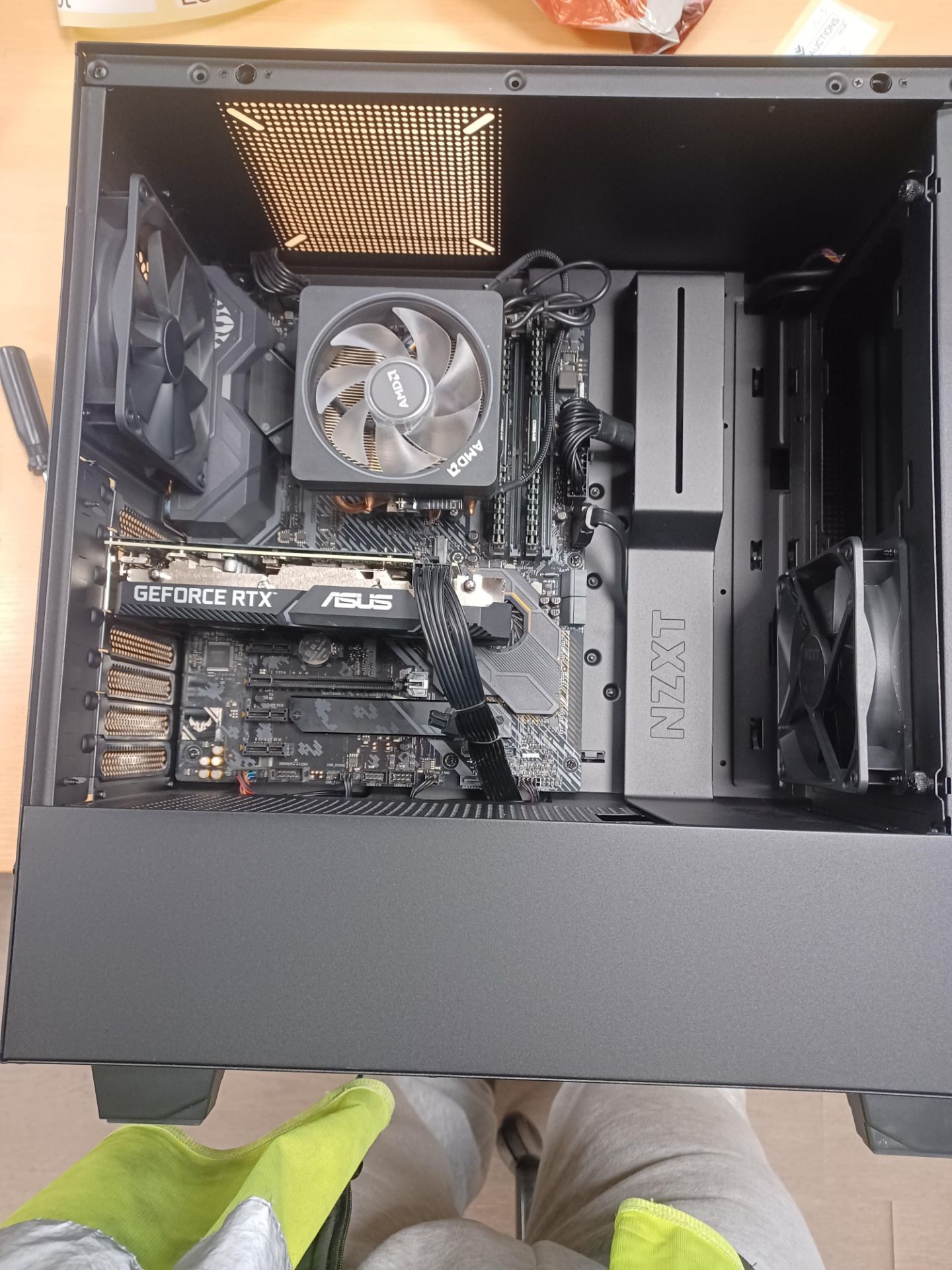Custom Built PC with Cube Gaming Case; Asus GeForce RTX Dual RTX3060 ...
