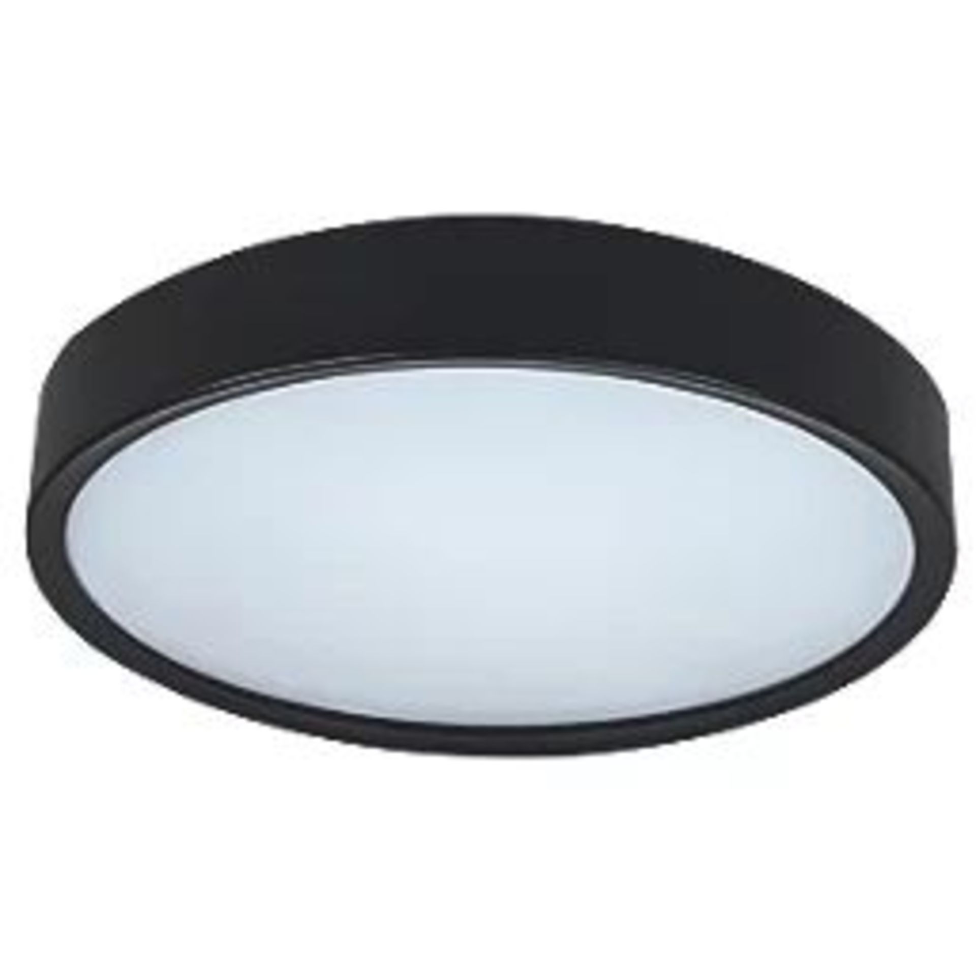 8 x LUCECO LED COLOUR CHANGING DECORATIVE CEILING LIGHT BLACK 18W ...