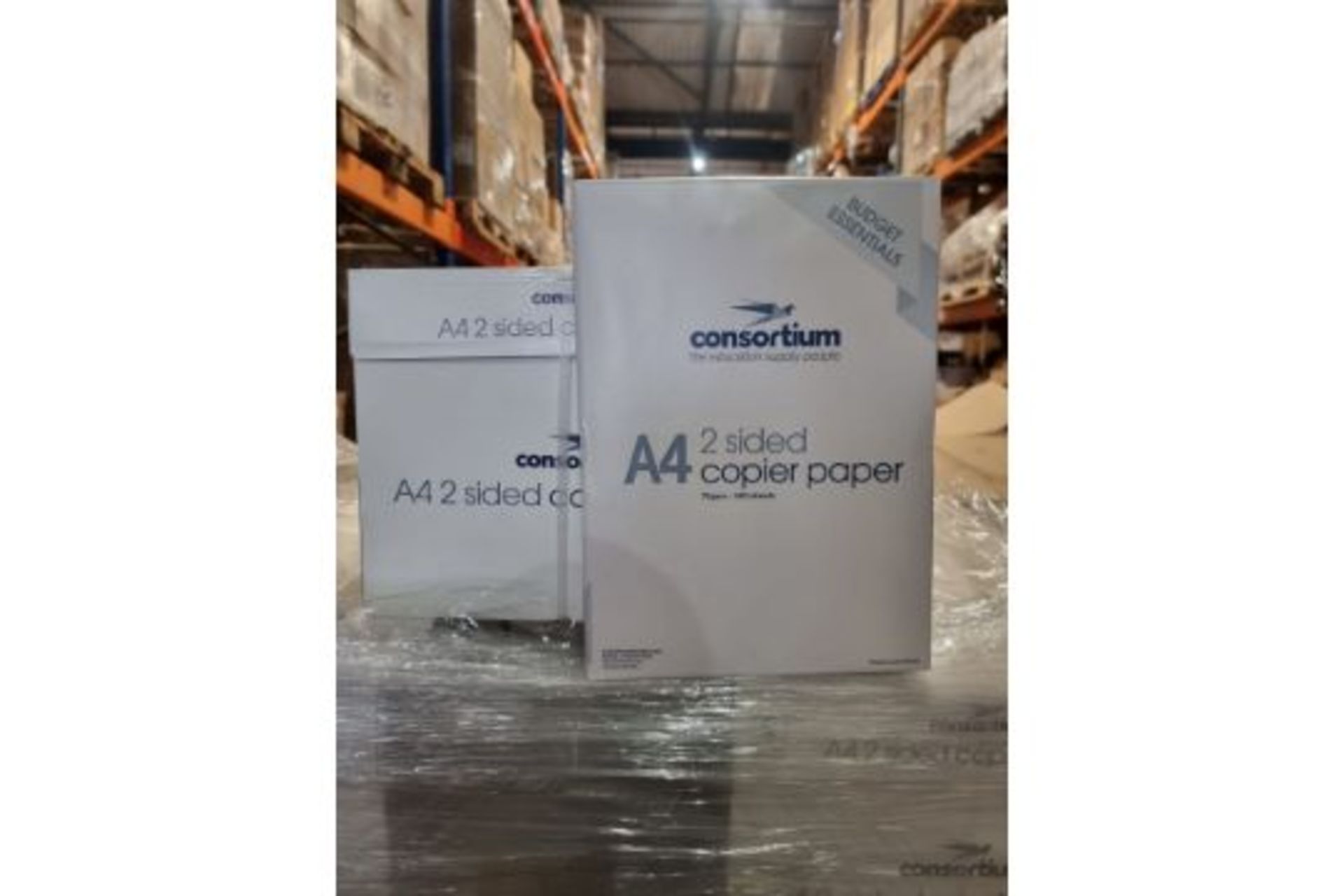 TRADE LOT 100 x New Reems of 500 75GSM Consortium A4 Double Sided ...