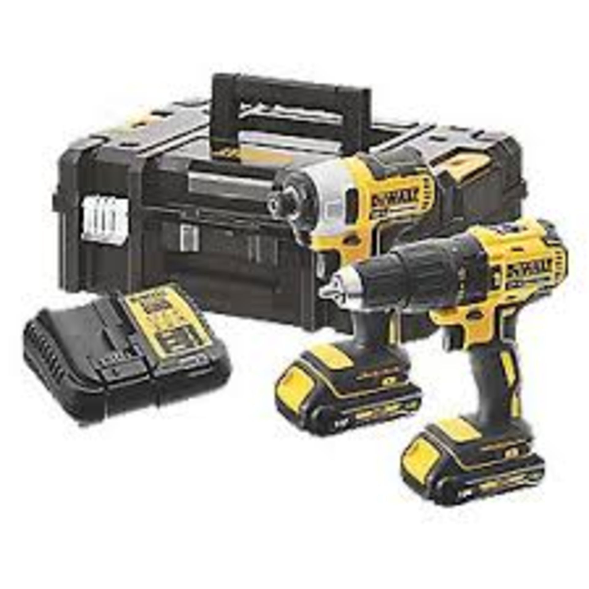 DeWalt DCK2060L2T-SFGB 18V 3.0Ah Li-Ion XR Brushless Cordless Drill ...