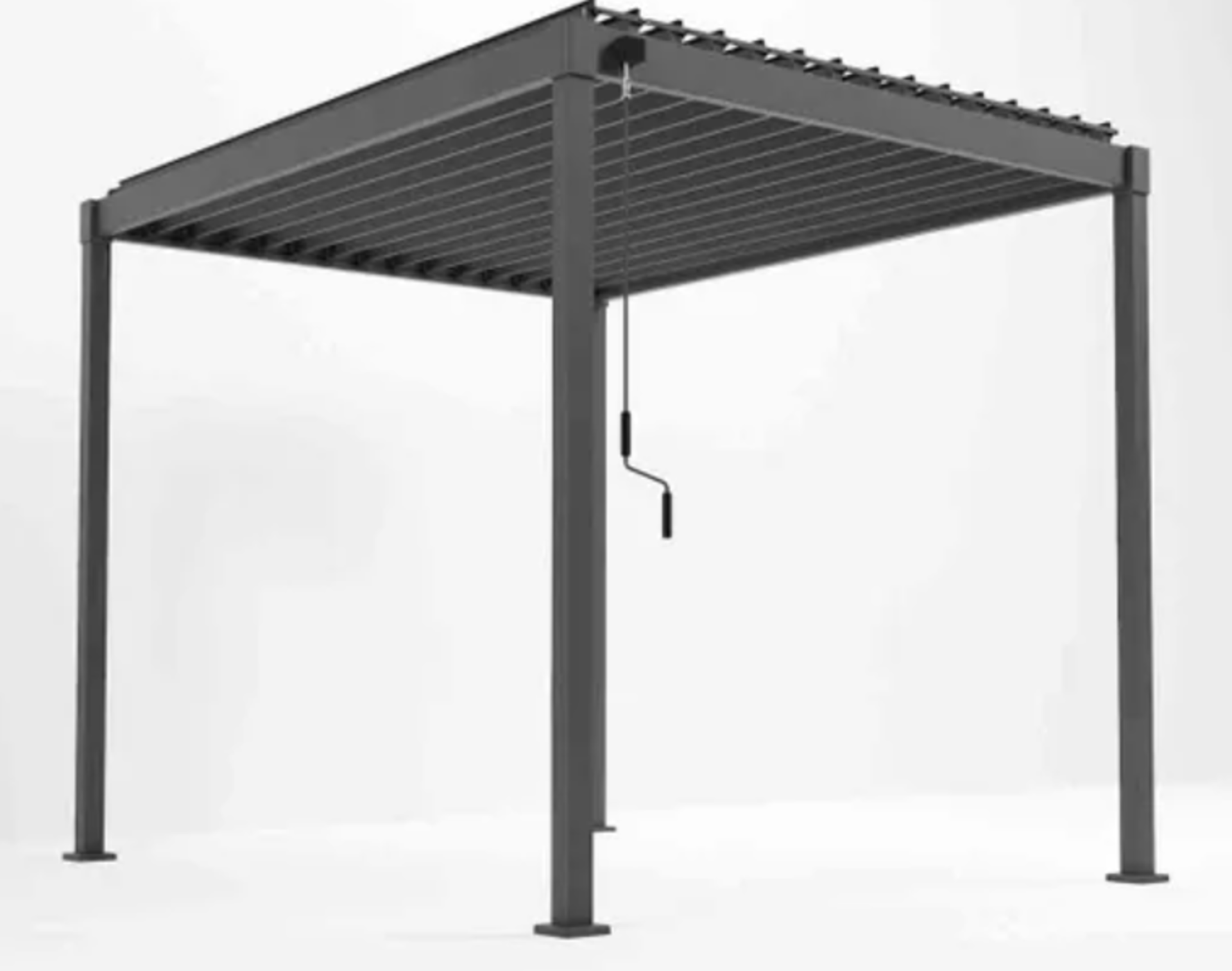 Nova Shadow Pergola - Pergola - Grey. - S1. RRP £3,259.00. Frame is a ...