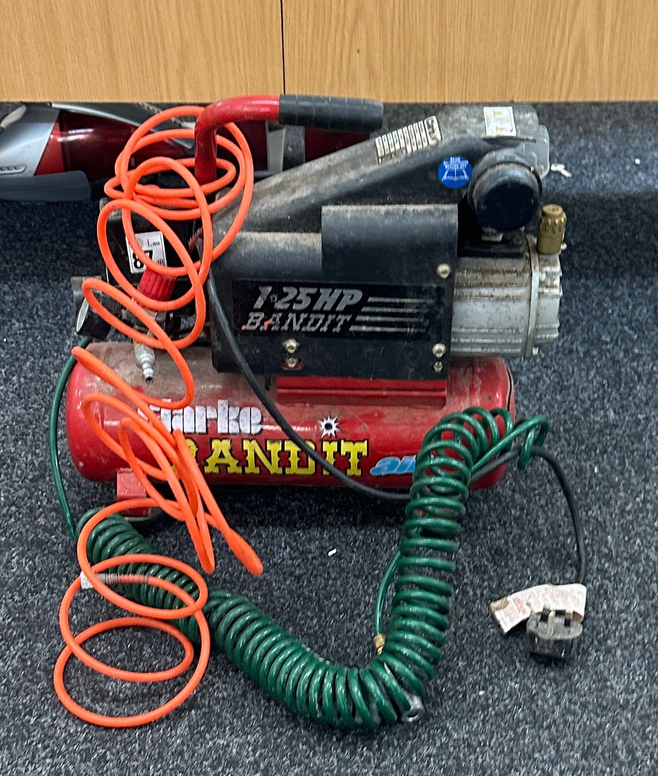 Clarke bandit air compressor 1.25 ad