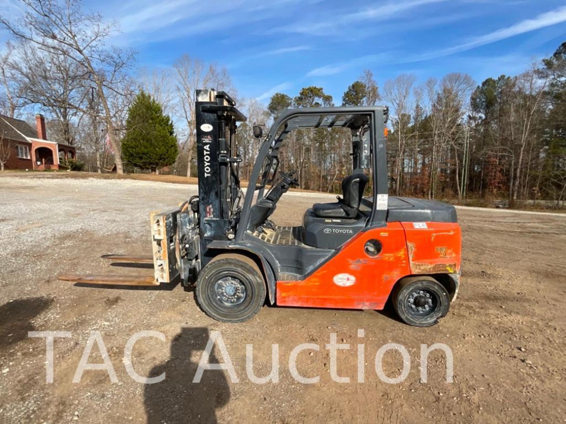2018 Toyota 8FD45U Diesel 9,000lb Forklift Location: Near Dallas, GA ...