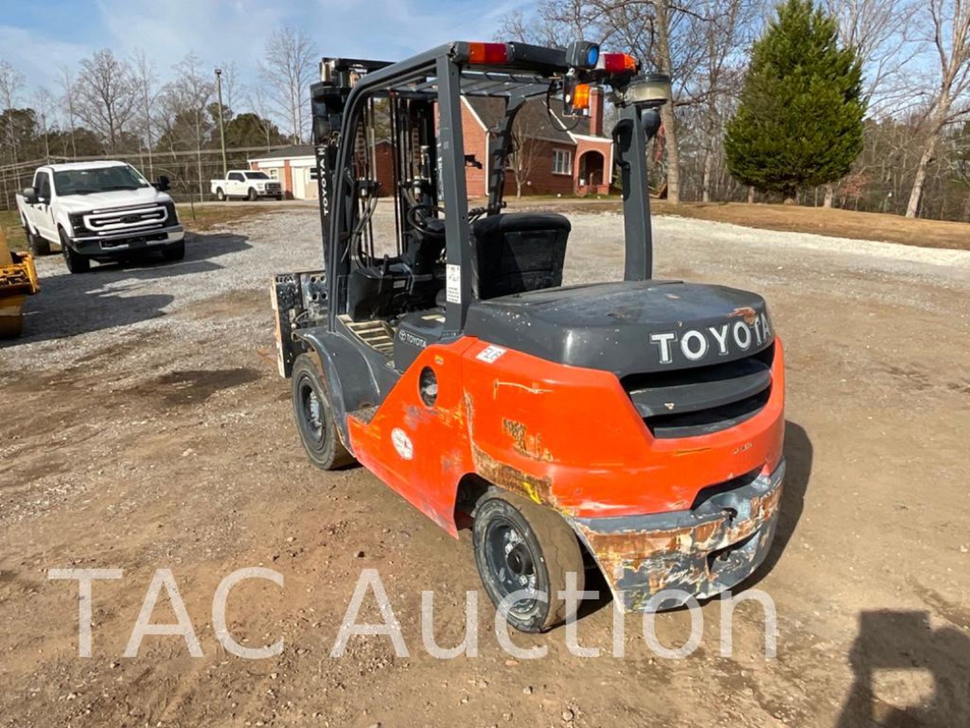 2018 Toyota 8FD45U Diesel 9,000lb Forklift Location: Near Dallas, GA ...