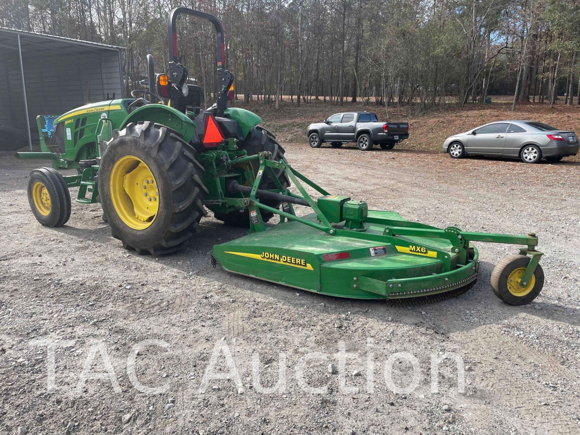 2018 John Deere 5045E Tractor W/ MX6 Bush Hog Location: Near Carrollton ...