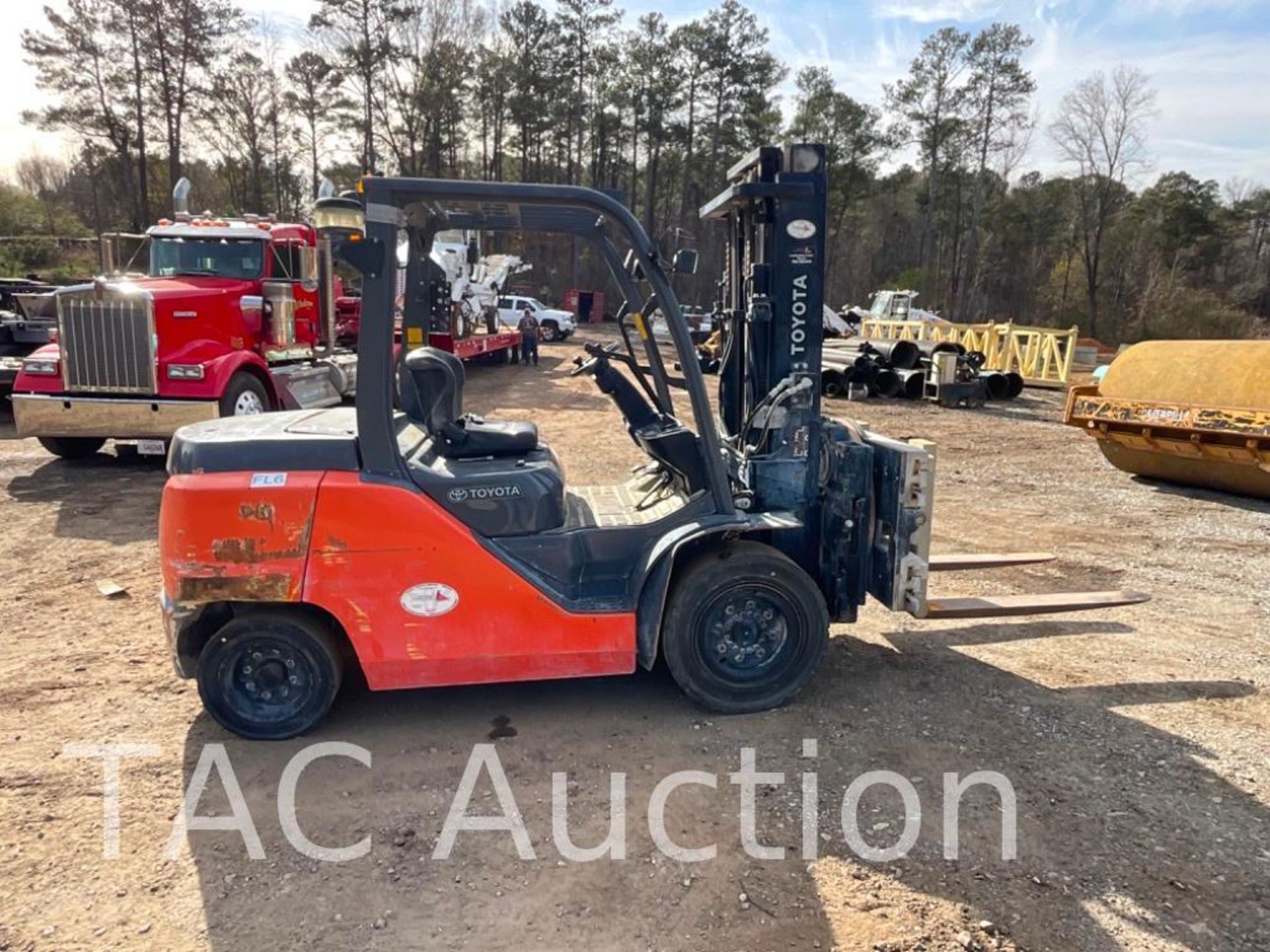 2018 Toyota 8FD45U Diesel 9,000lb Forklift Location: Near Dallas, GA ...