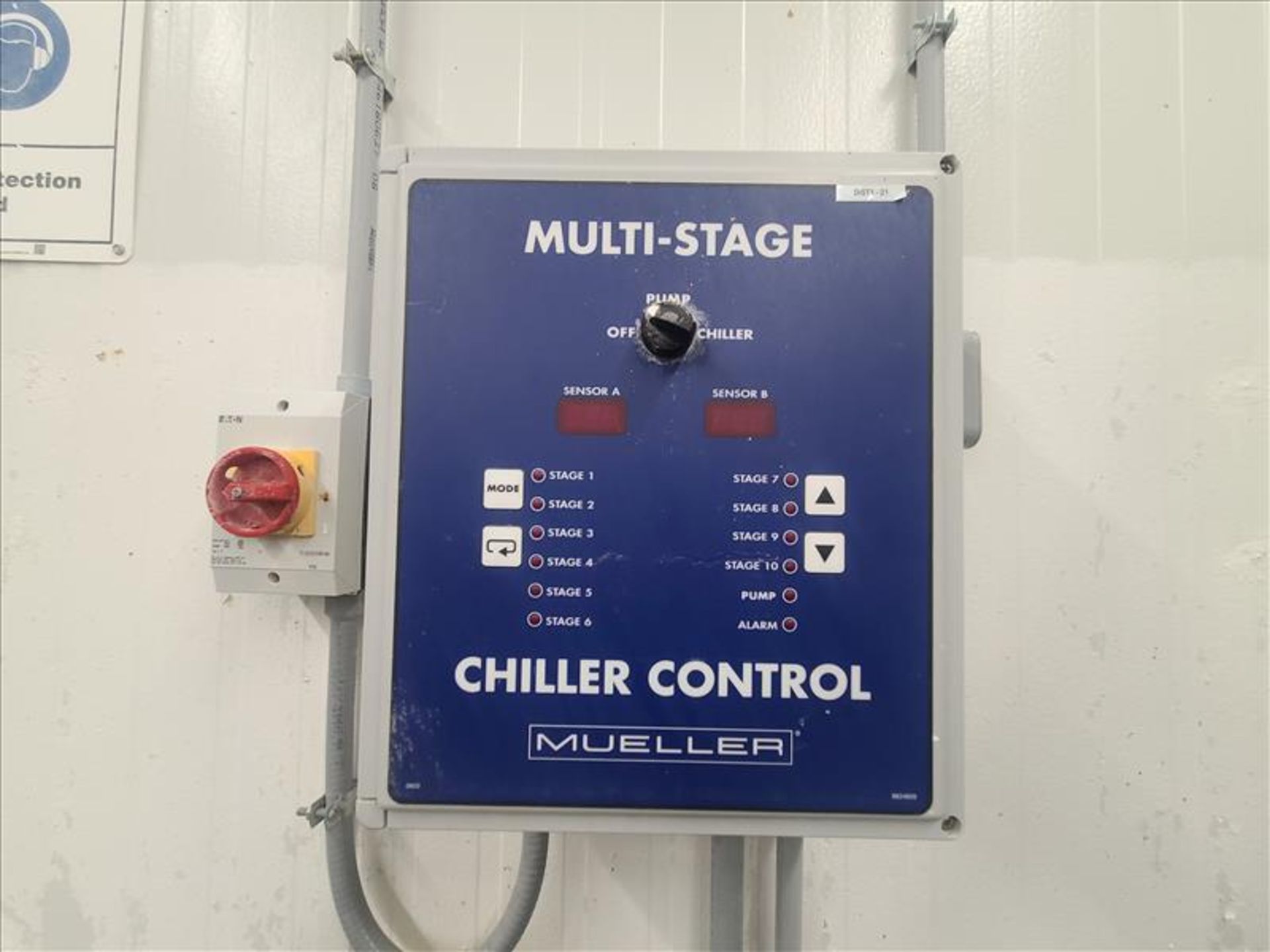 Mueller Multi-Stage Chiller, mod., ser. no. 1014783-1, approx. 104 in ...