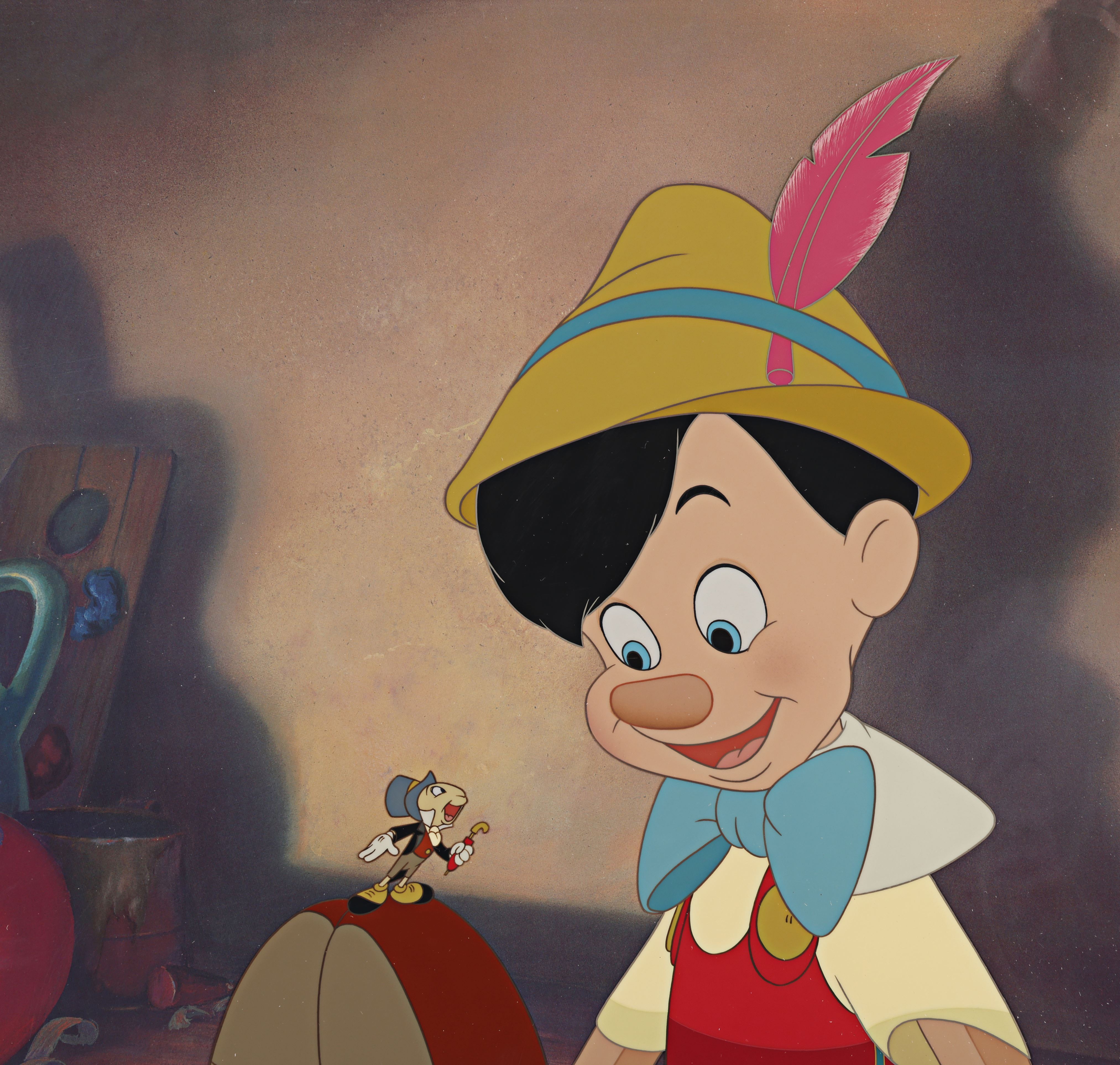 PINOCCHIO (1940) - Framed Limited Edition "Anytime You Need Me" Hand ...