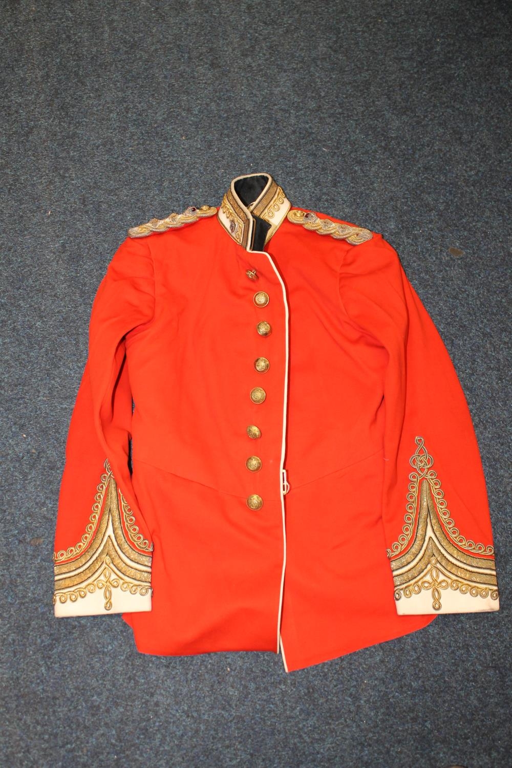 British Army Red Coat jacket, the interior with label L W Flight of ...