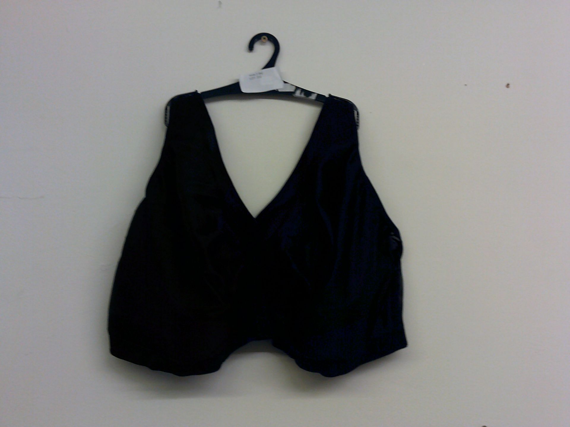 GLAMORISE FRONT FASTENING NON WIRED BRA BLK SIZE 46K