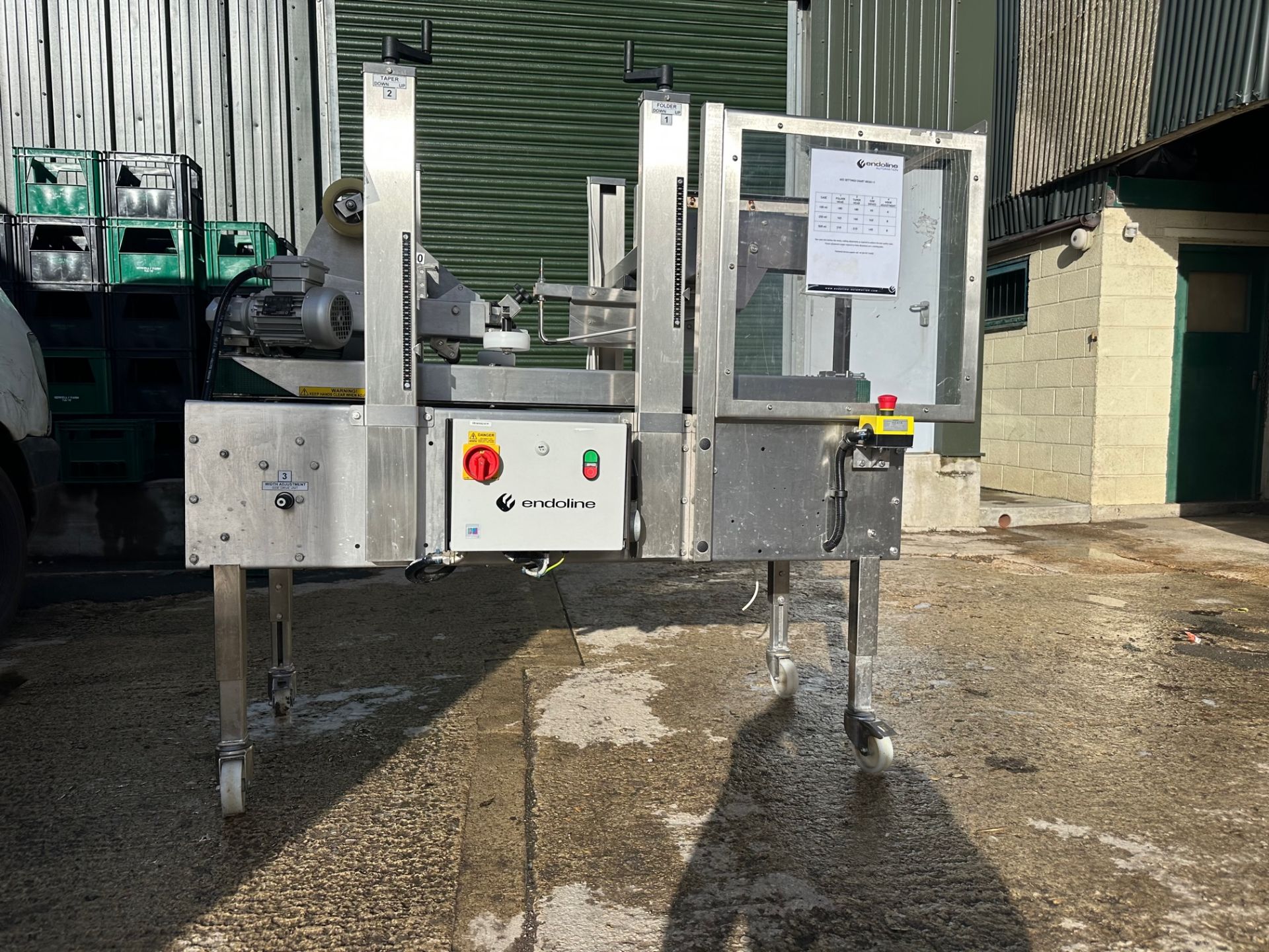 1 x Endoline Case Sealer Model: 602 Serial Number: 200788261-3 3 Phase ...