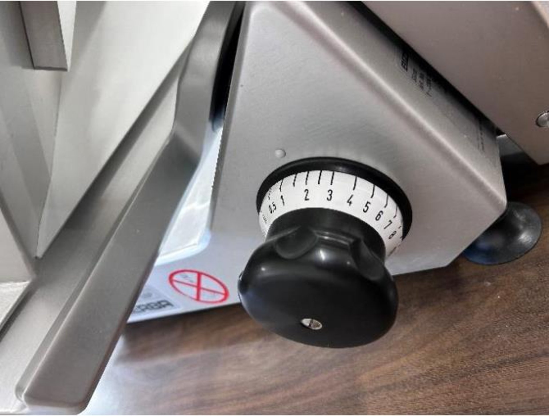 1 x Bizerba table-top slicer. Located in South Tyneside, UK. Lift Out ...