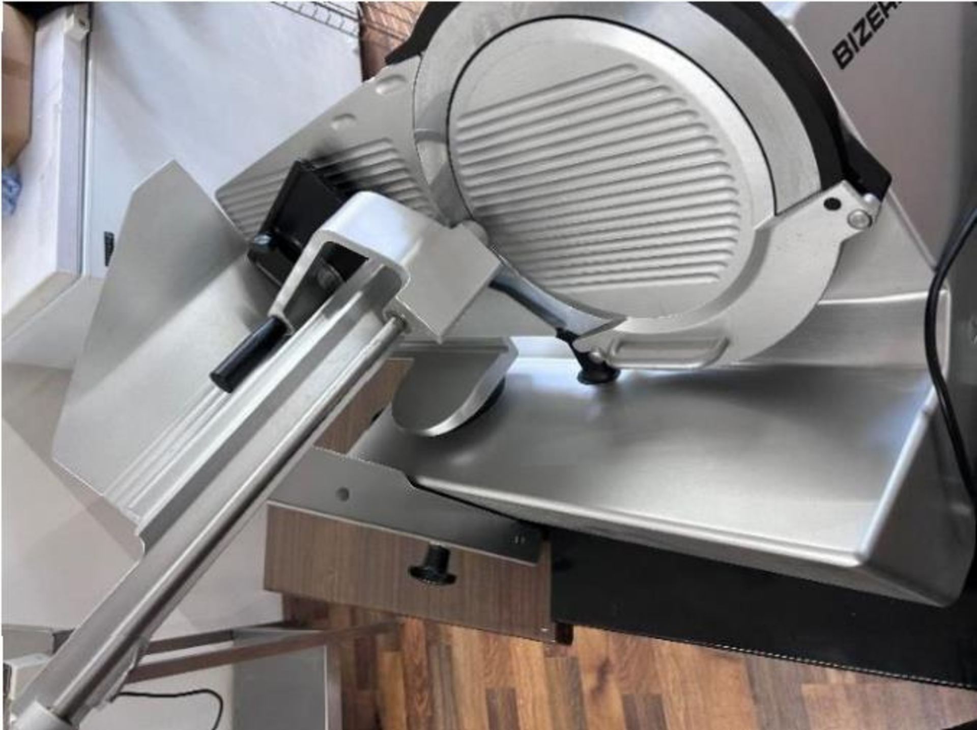 1 x Bizerba table-top slicer. Located in South Tyneside, UK. Lift Out ...