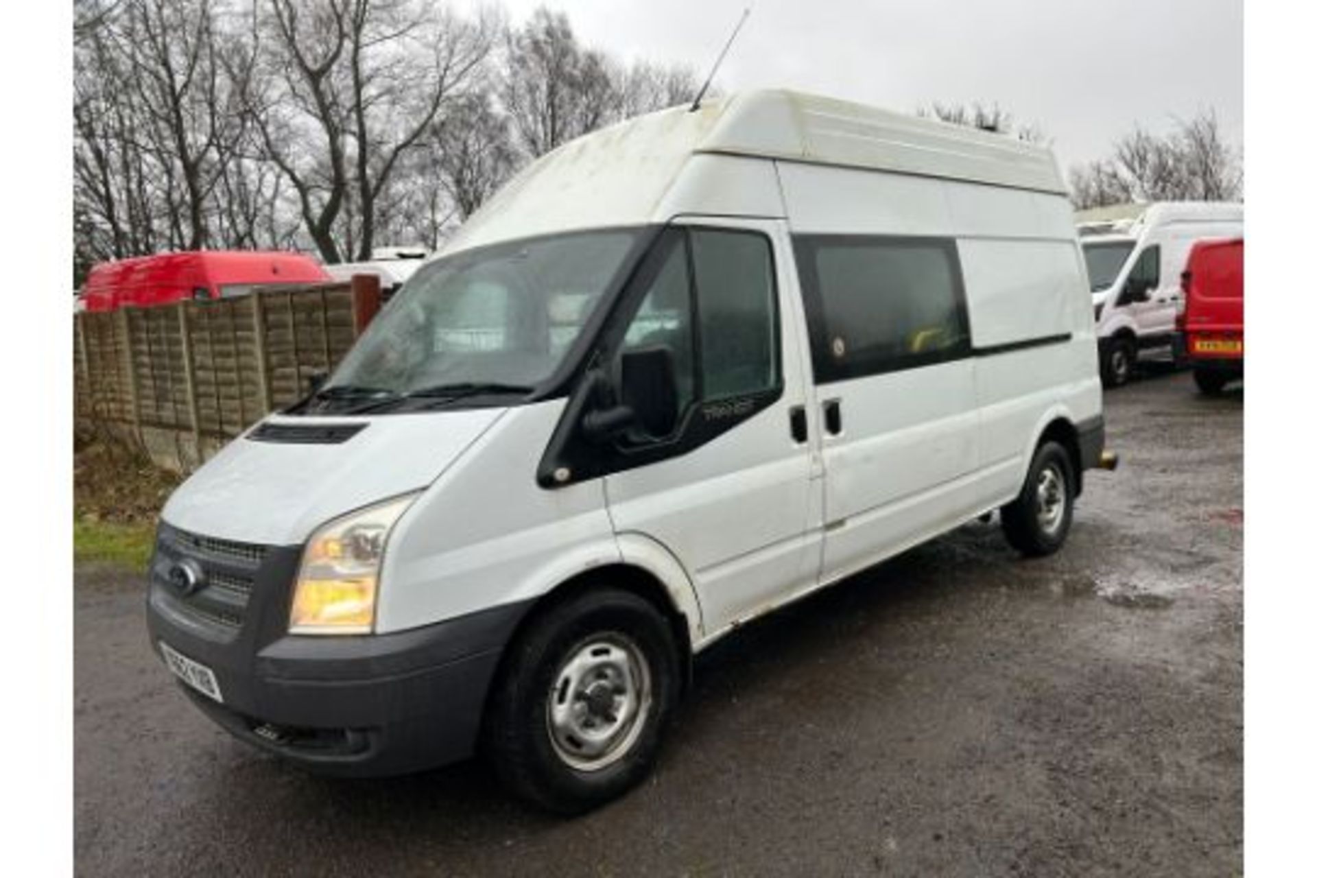 FORD TRANSIT T350 100 BHP MESS UNIT WELFARE UNIT YEAR 2013 REG YS62 YXB ...