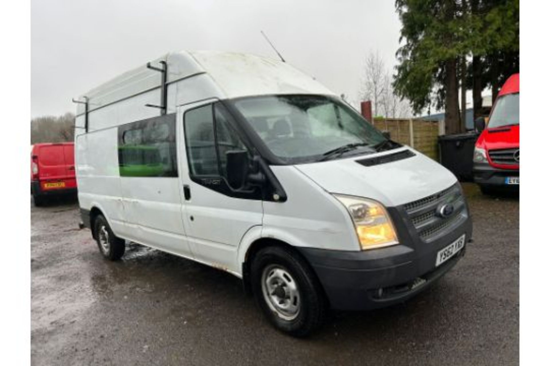 FORD TRANSIT T350 100 BHP MESS UNIT WELFARE UNIT YEAR 2013 REG YS62 YXB ...